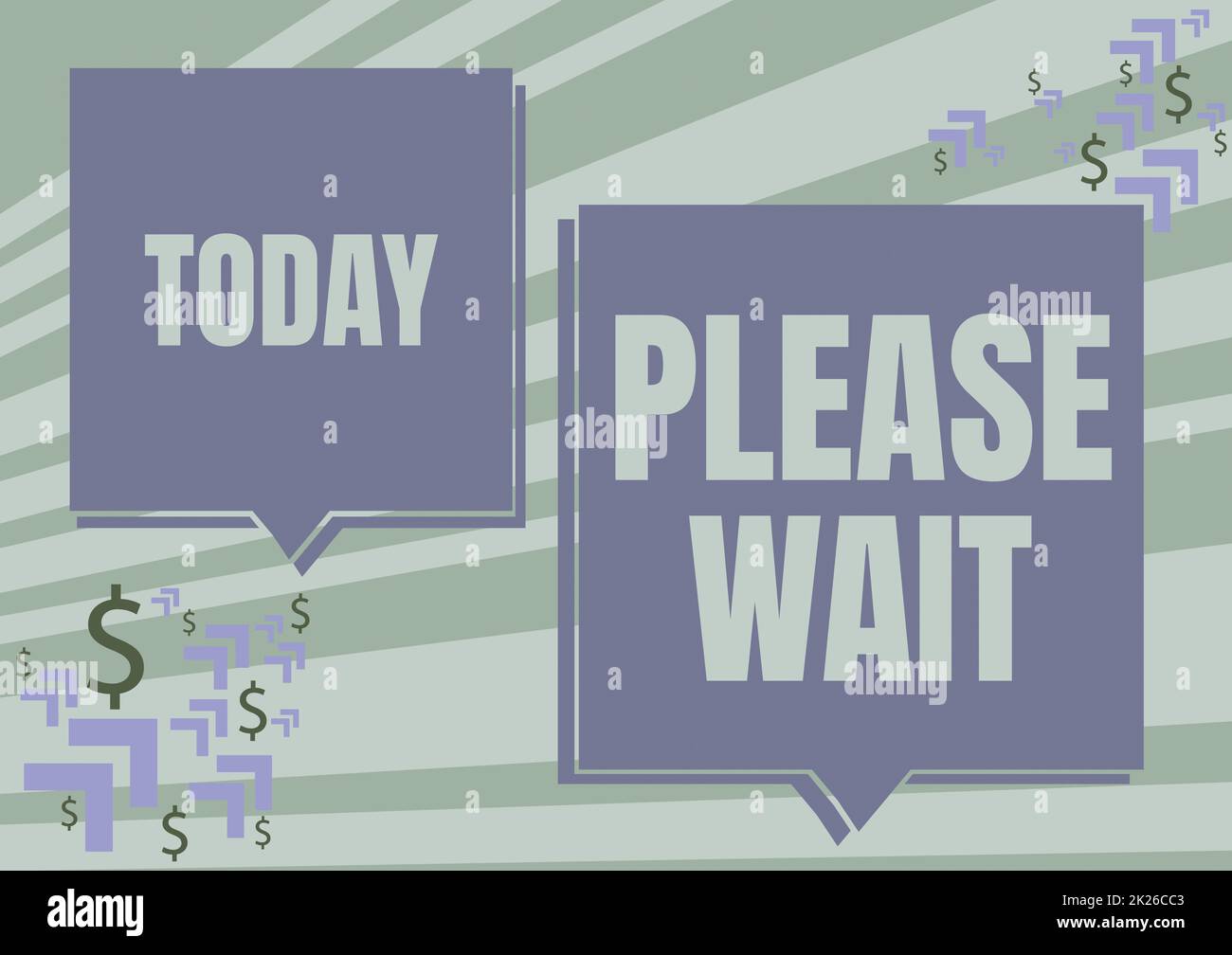 Please wait here sign hi-res stock photography and images - Alamy