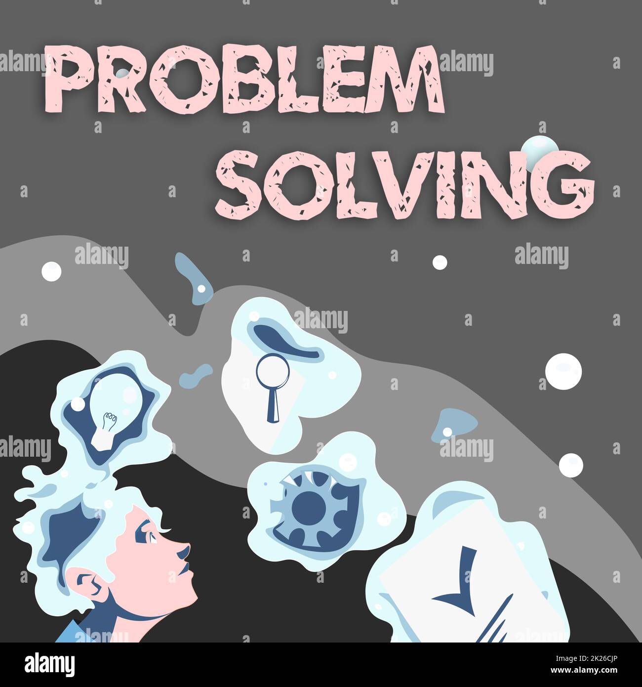 Text sign showing Problem Solving. Business idea having a good ...