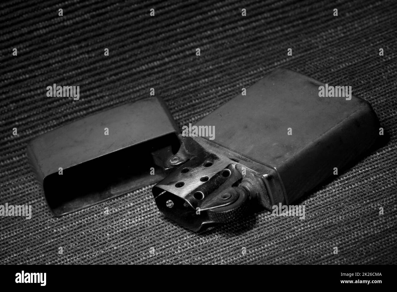 Gasoline lighter still life Stock Photo - Alamy