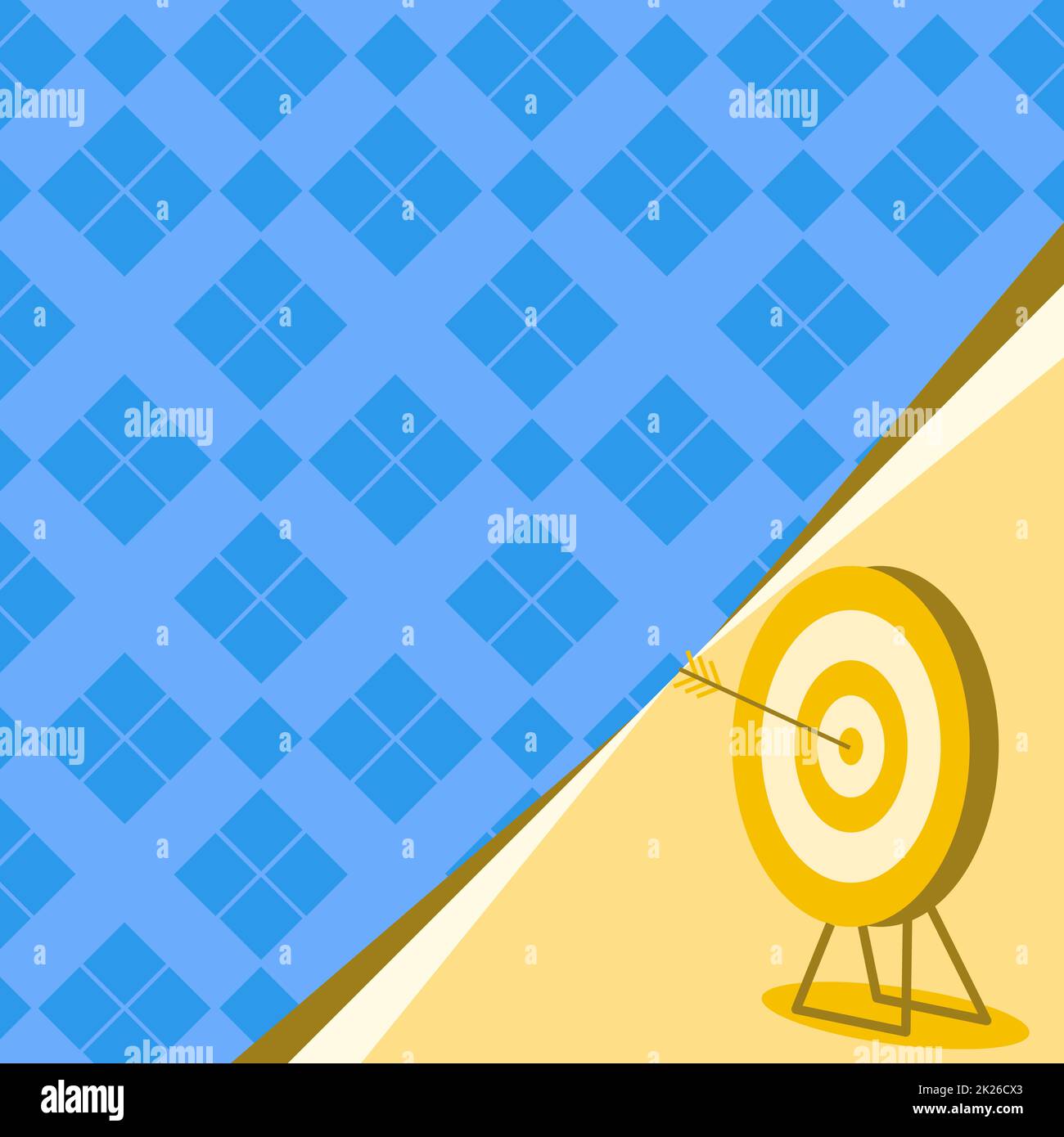 Target With Bullseye Representing Successfully Completed Project ...