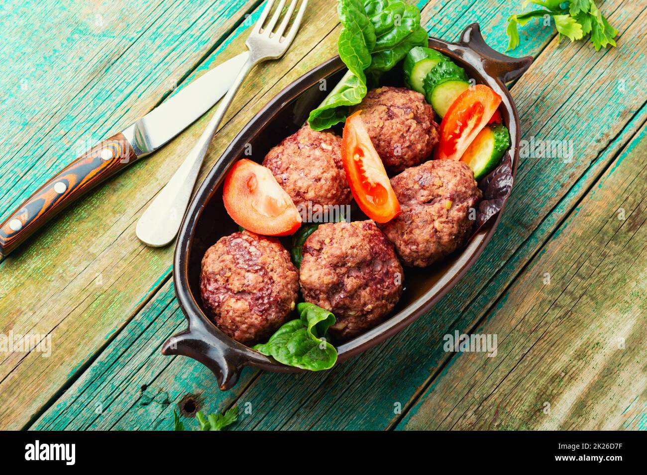 Homemade steamed meatballs Stock Photo - Alamy