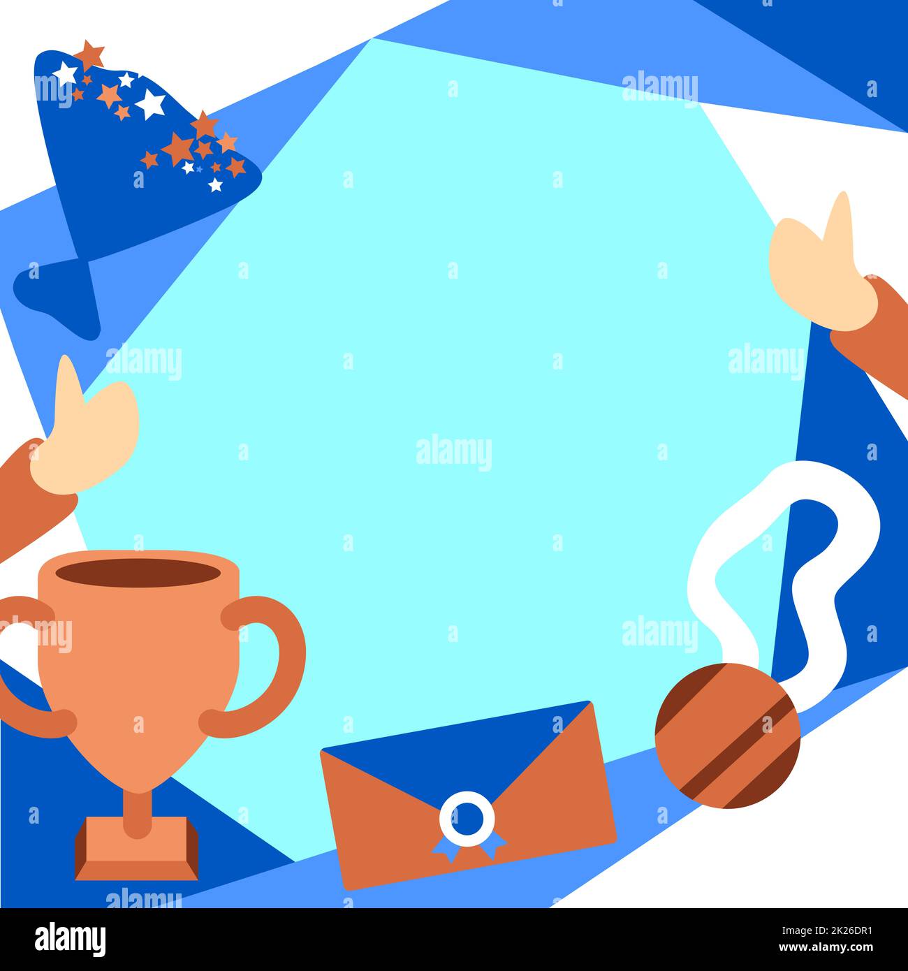 People Congratulating Success Presenting Earned Trophy Medals ...