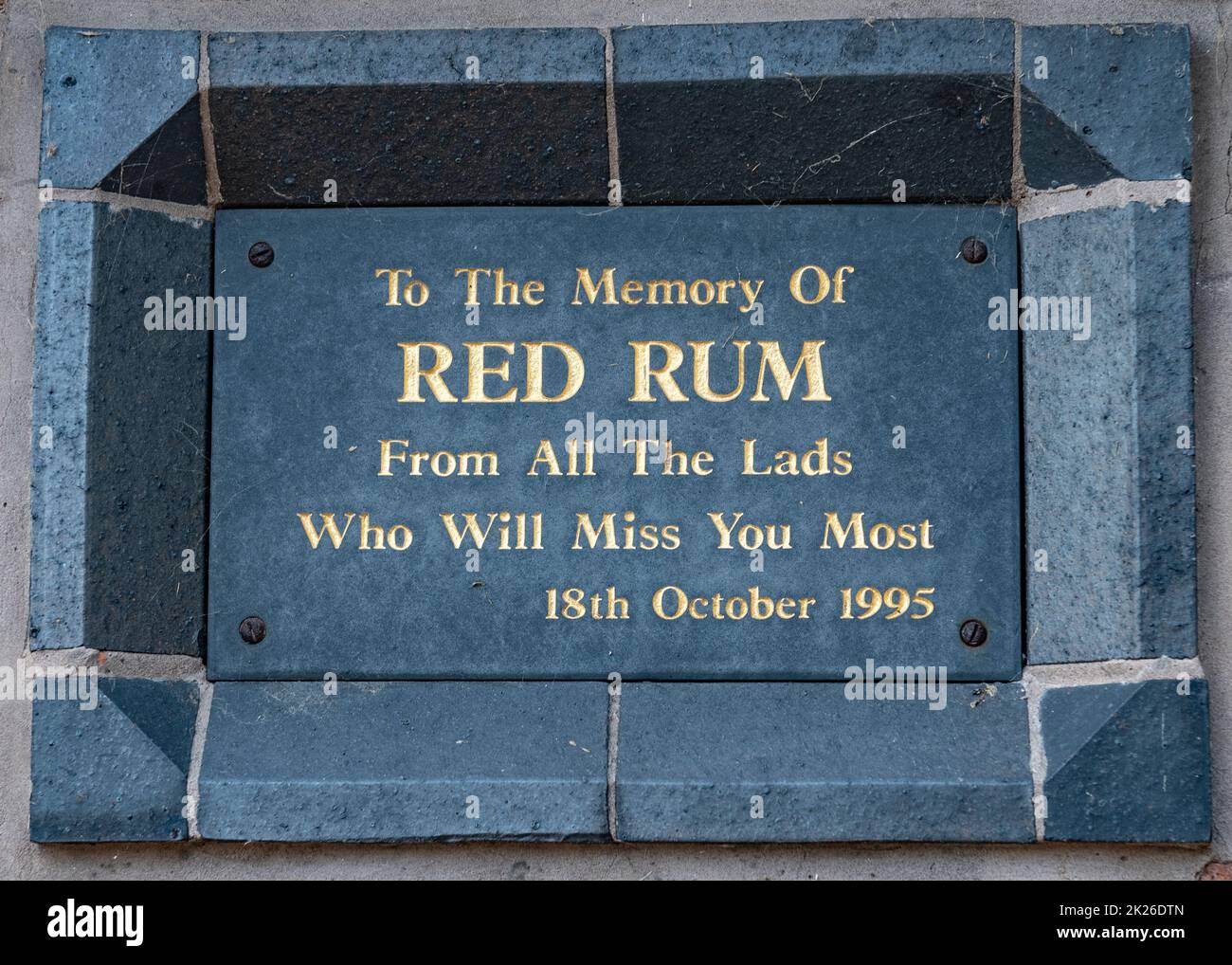 Donald McCain Racing Stock Photo - Alamy