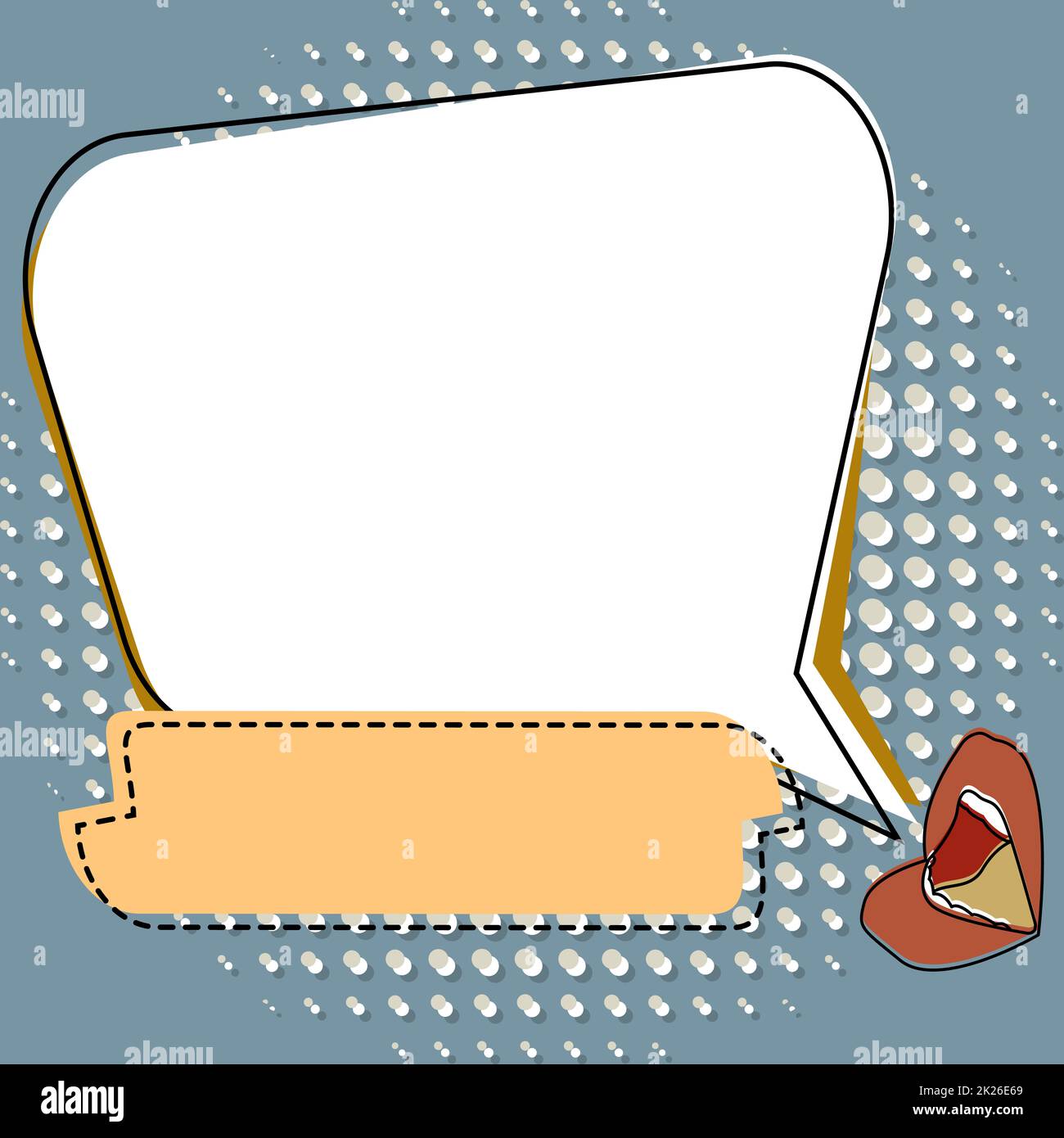 Lips Drawing Sharing Positive Comments And Good Reactions Through ...