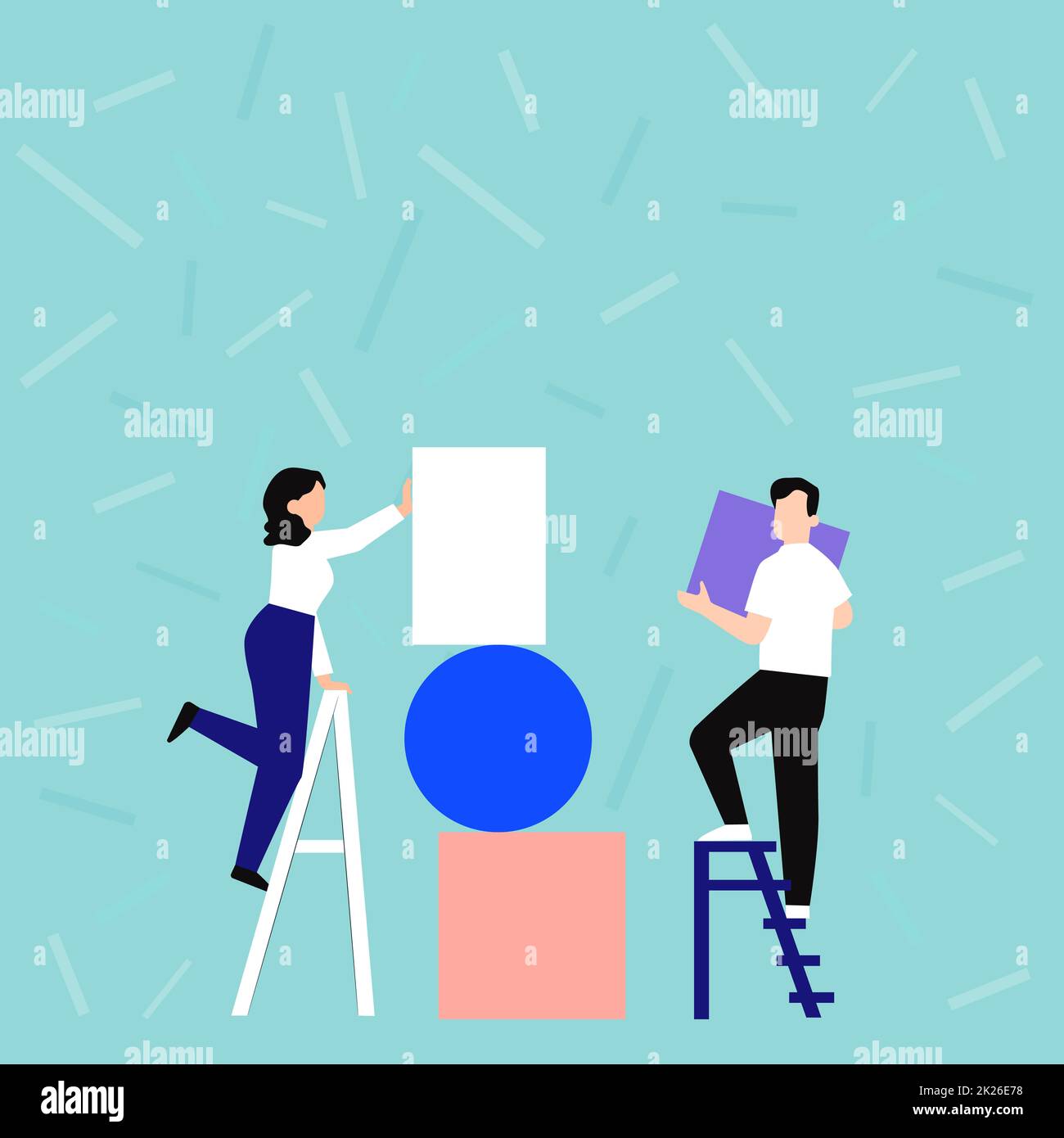 Business stairs helping people hi-res stock photography and images - Alamy