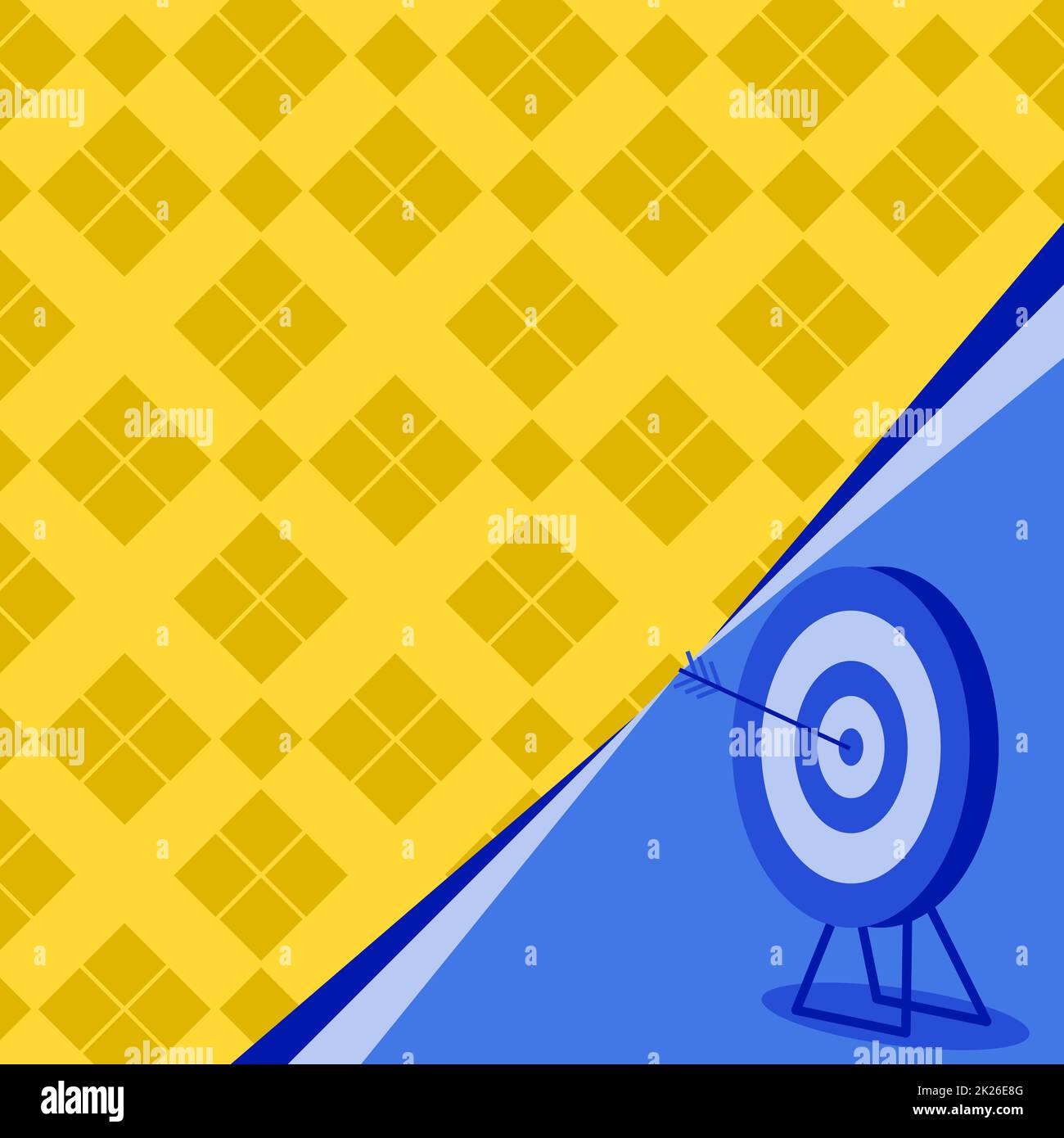 Target With Bullseye Representing Successfully Completed Project ...