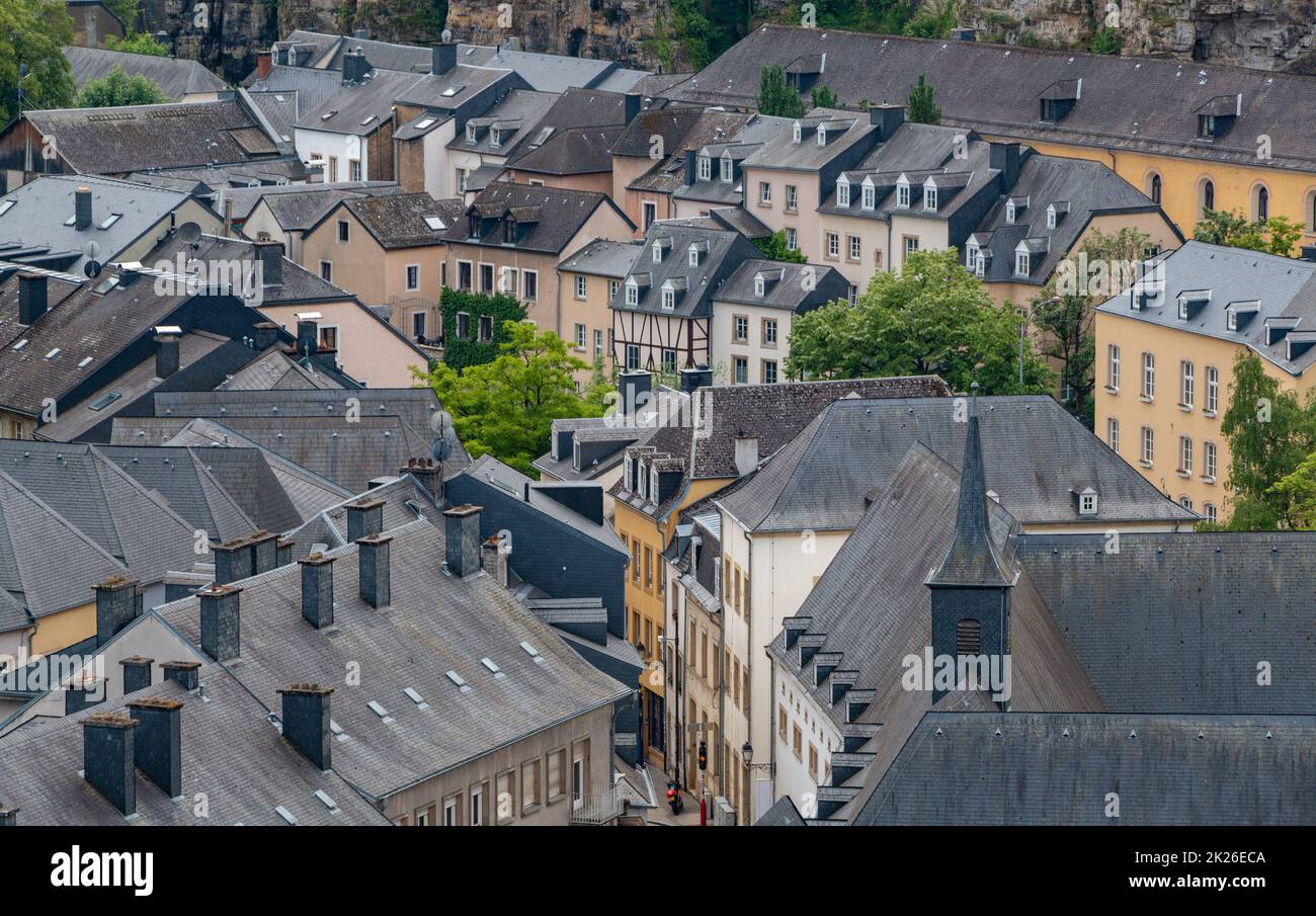 Grund Architecture Rooftops Stock Photo - Alamy
