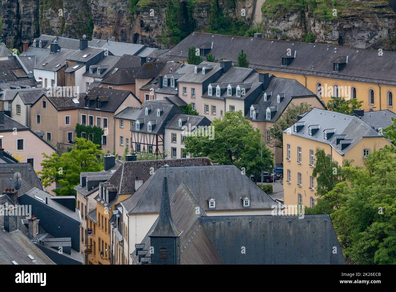 Grund Architecture Rooftops Stock Photo - Alamy