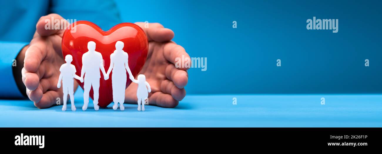 Family Life And Health Insurance Stock Photo - Alamy