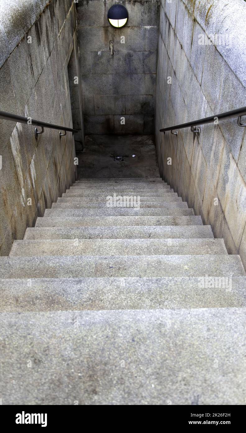 Detail of pedestrian access in the city, construction Stock Photo - Alamy