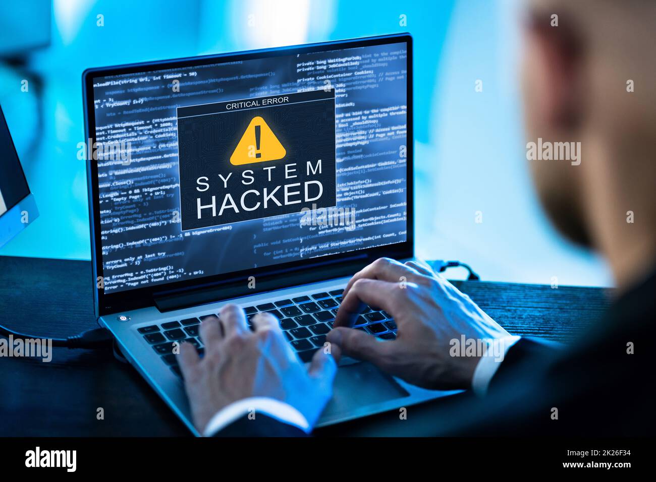 Ransomware Malware Attack And Breach Stock Photo - Alamy