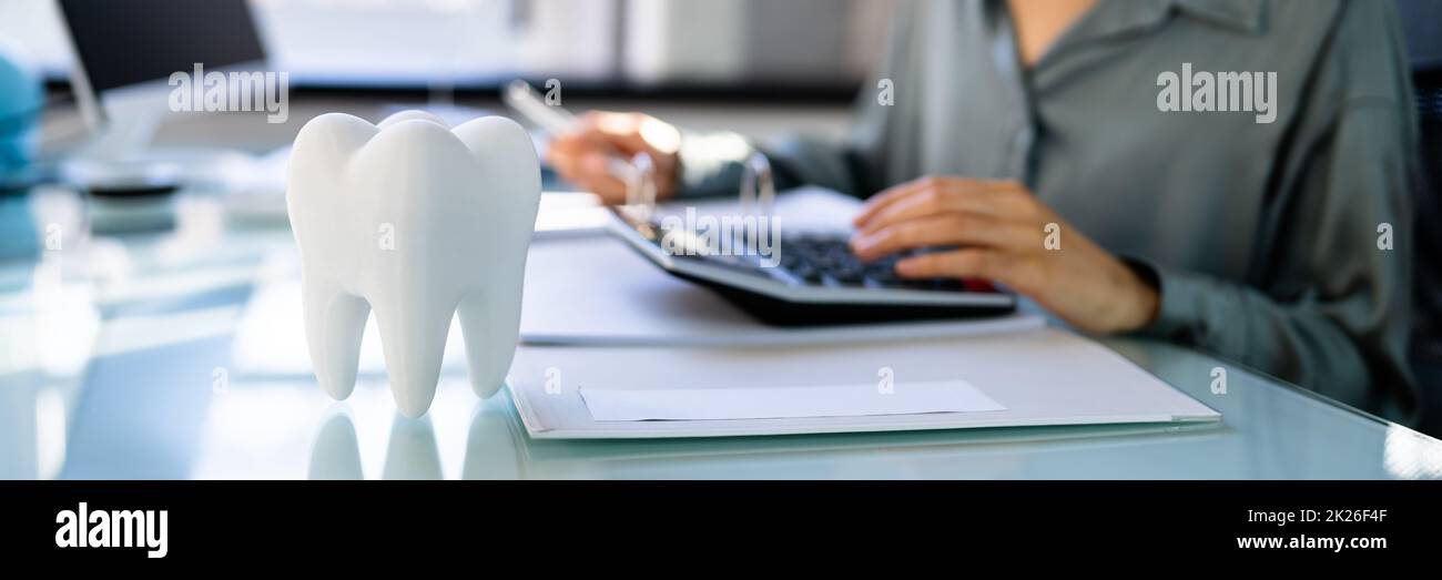 Dental Insurance Bill. Dentist Money Stock Photo - Alamy