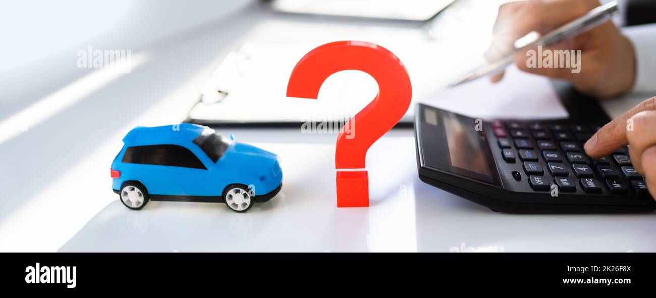 Car question mark hi-res stock photography and images - Alamy