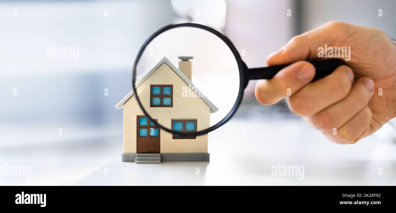 Real Estate House Appraisal And Inspection Stock Photo - Alamy