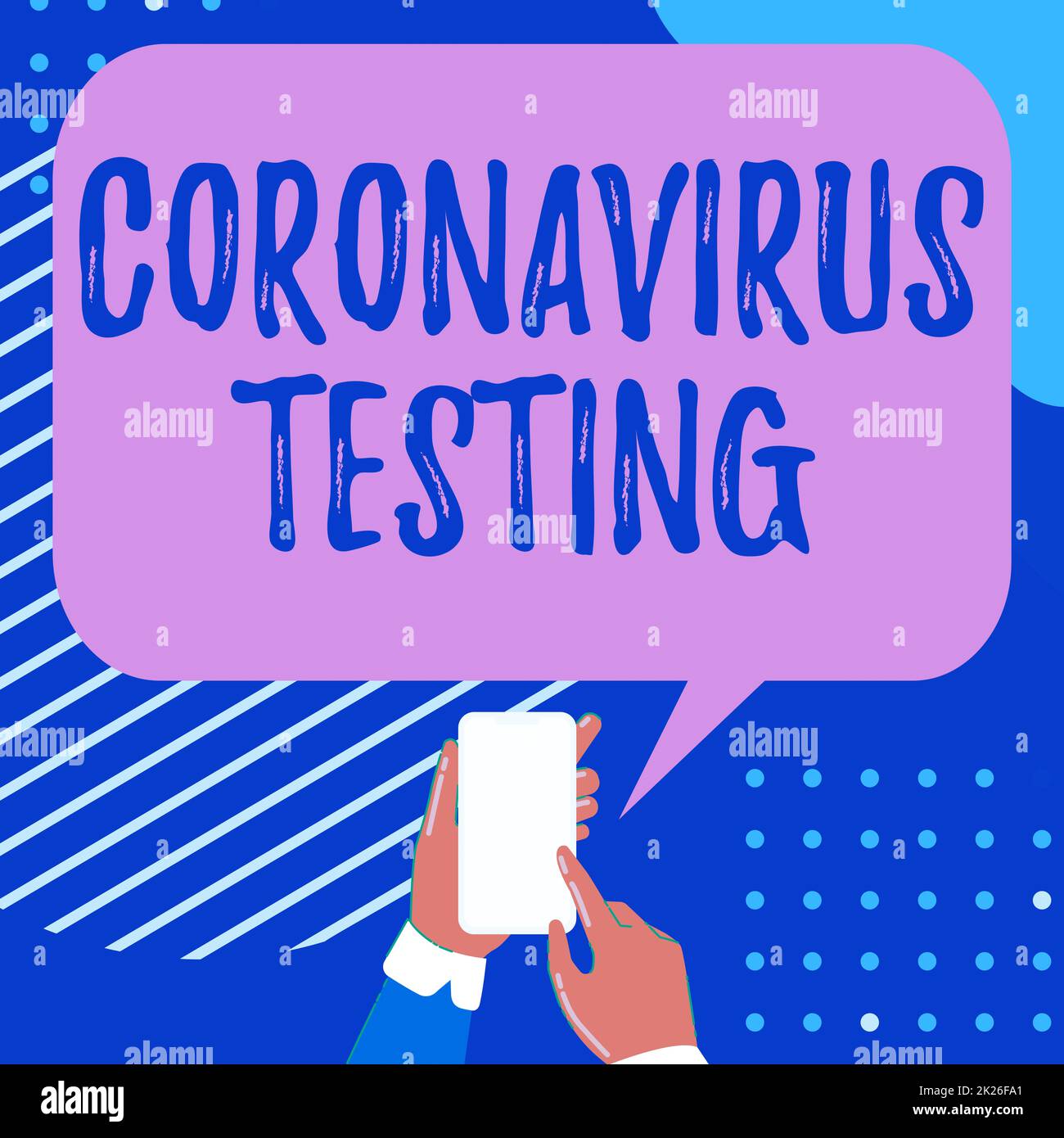 Text sign showing Coronavirus Testing. Word Written on Collection of ...