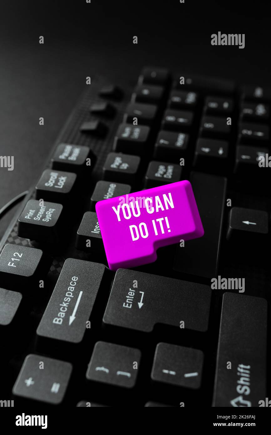 Writing displaying text You Can Do It. Concept meaning can handle any ... Writing displaying text You Can Do It. Concept meaning can handle any ...