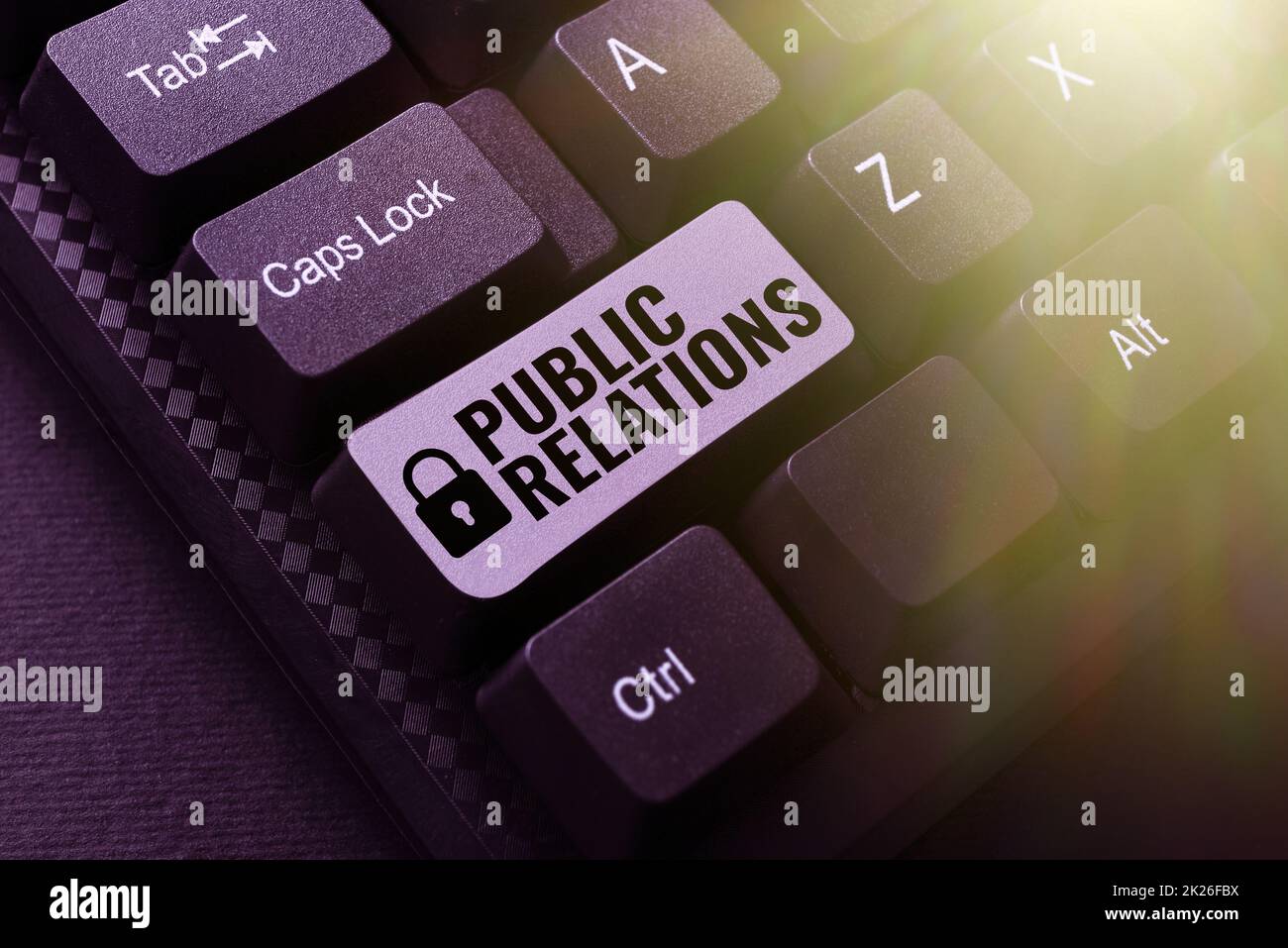 Hand writing sign Public Relations. Business idea professional ...