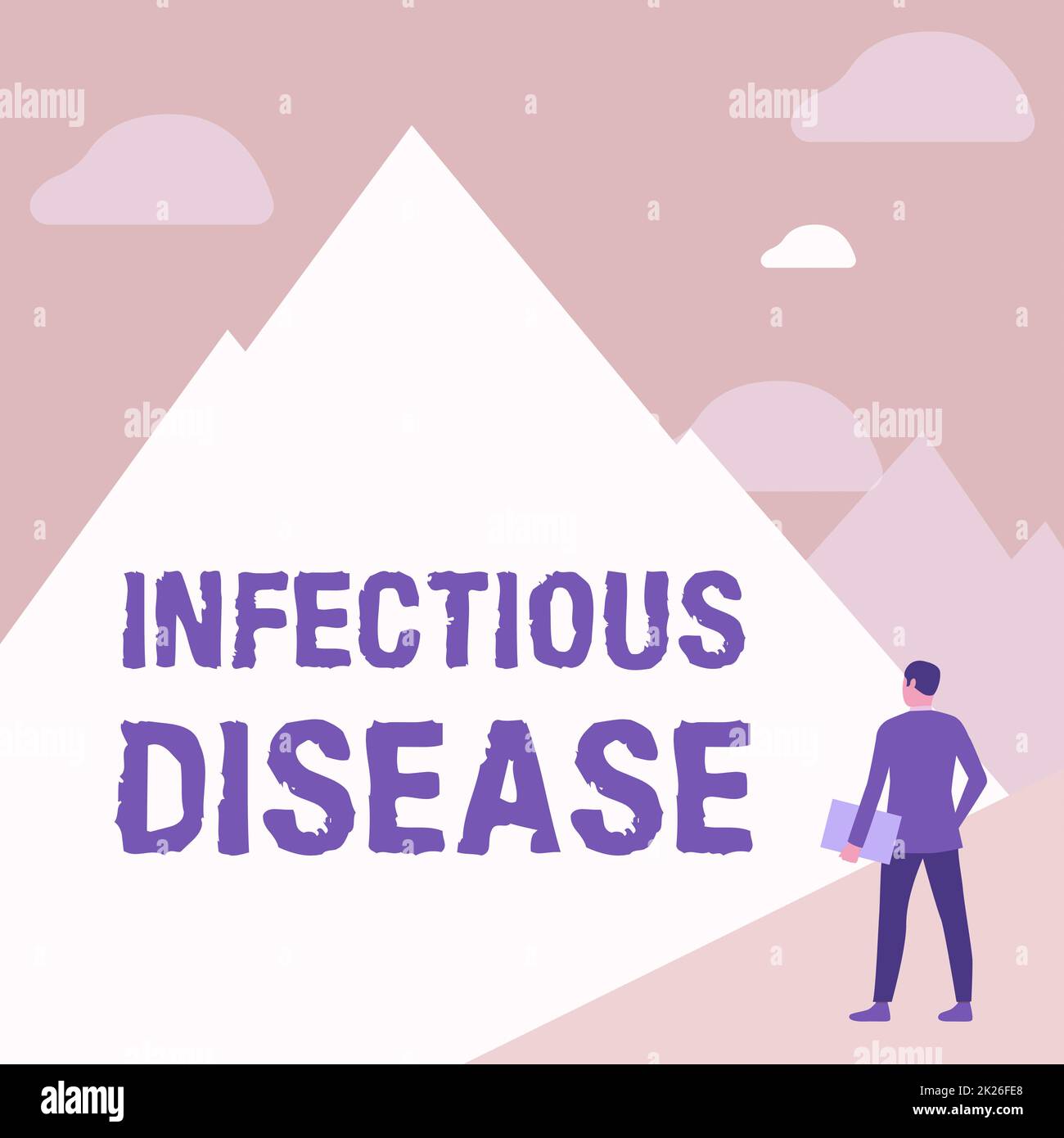 Writing displaying text Infectious Disease. Internet Concept caused by ...