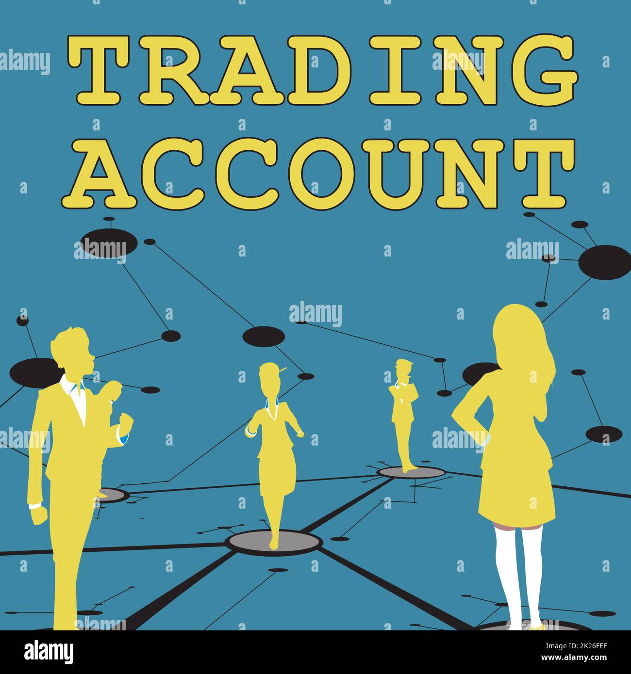 Conceptual caption Trading Account. Conceptual photo allows the ...