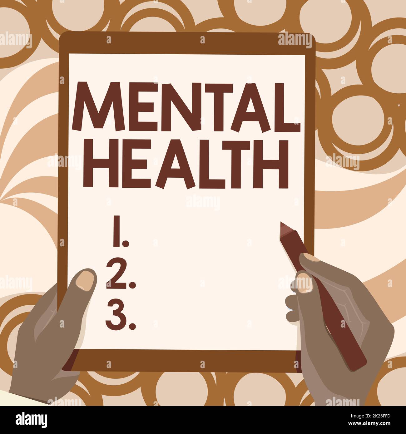 Text showing inspiration Mental Health. Business idea state of the ...