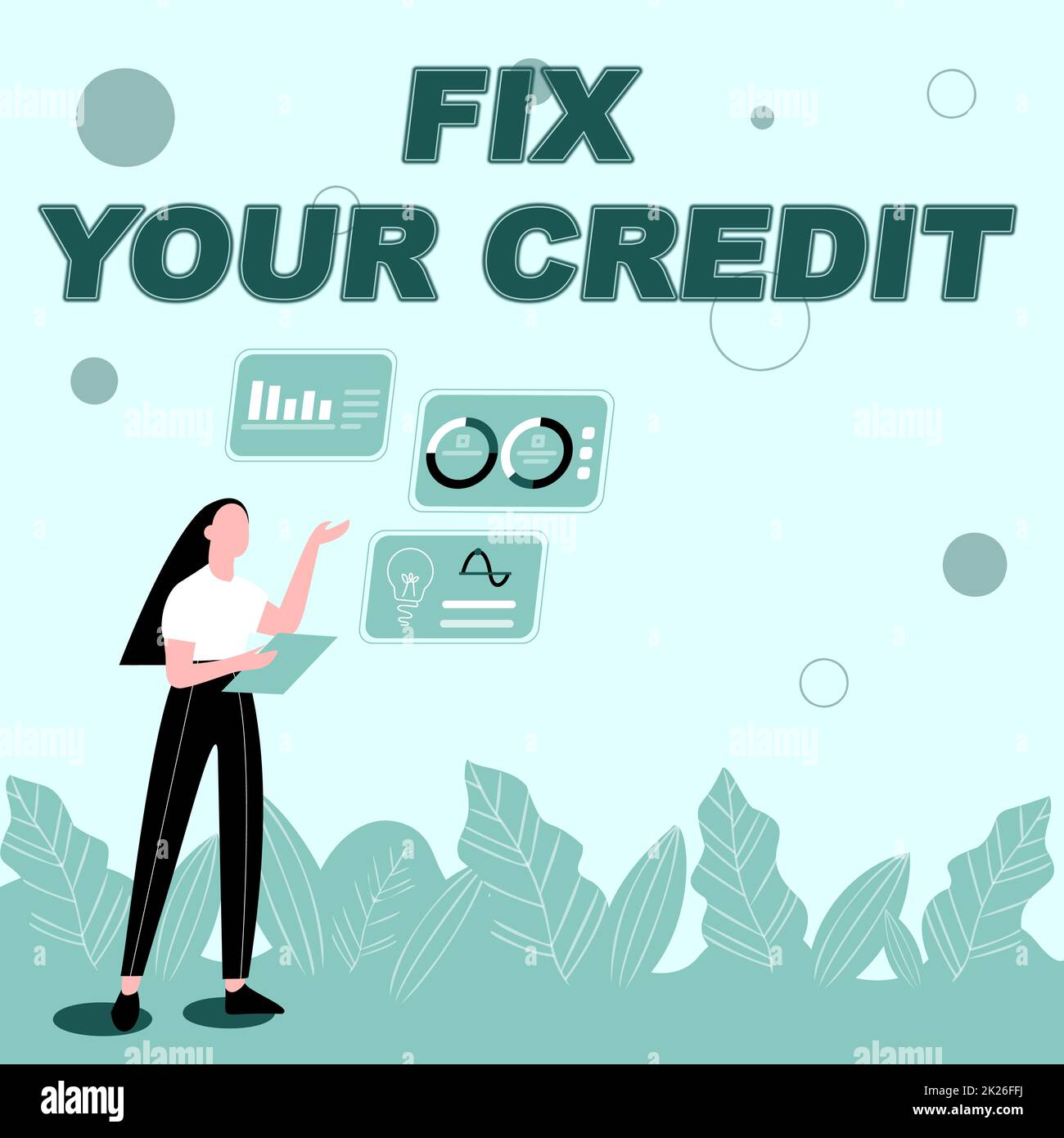 Credit score illustration progress hi-res stock photography and images ...