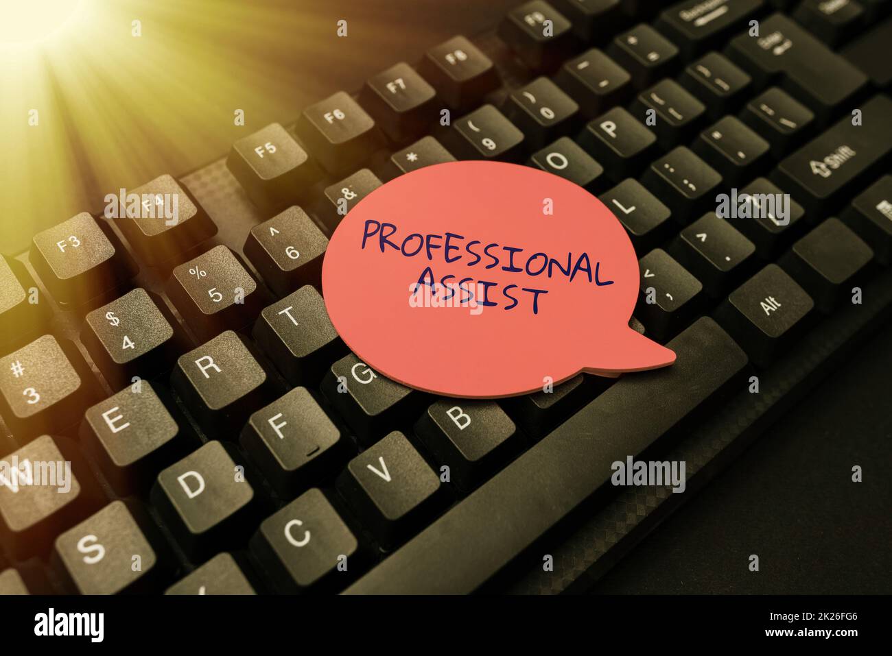 Medical professionals examining digital data hi-res stock photography ...