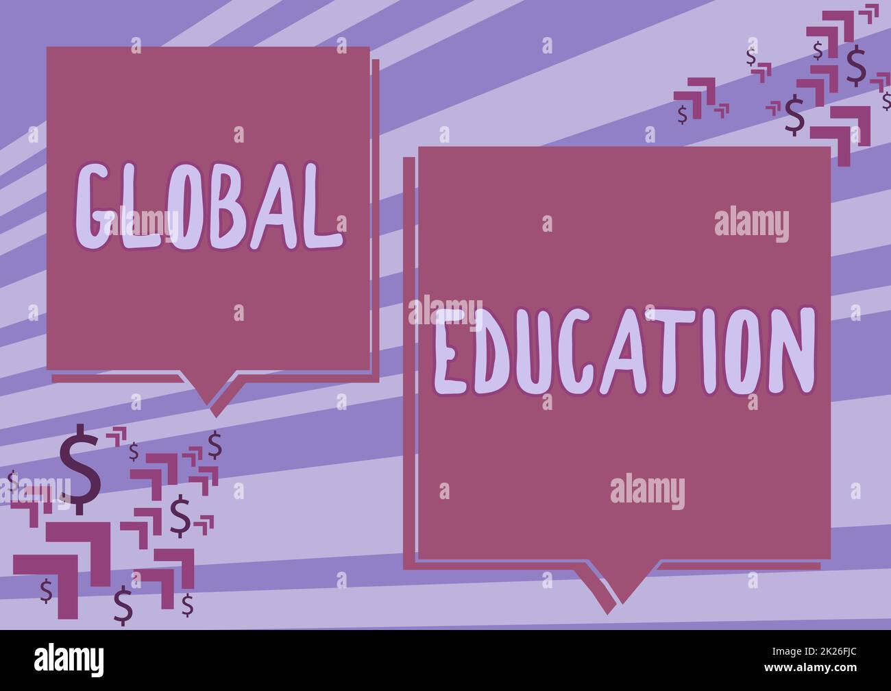 Text showing inspiration Global Education. Business concept ...