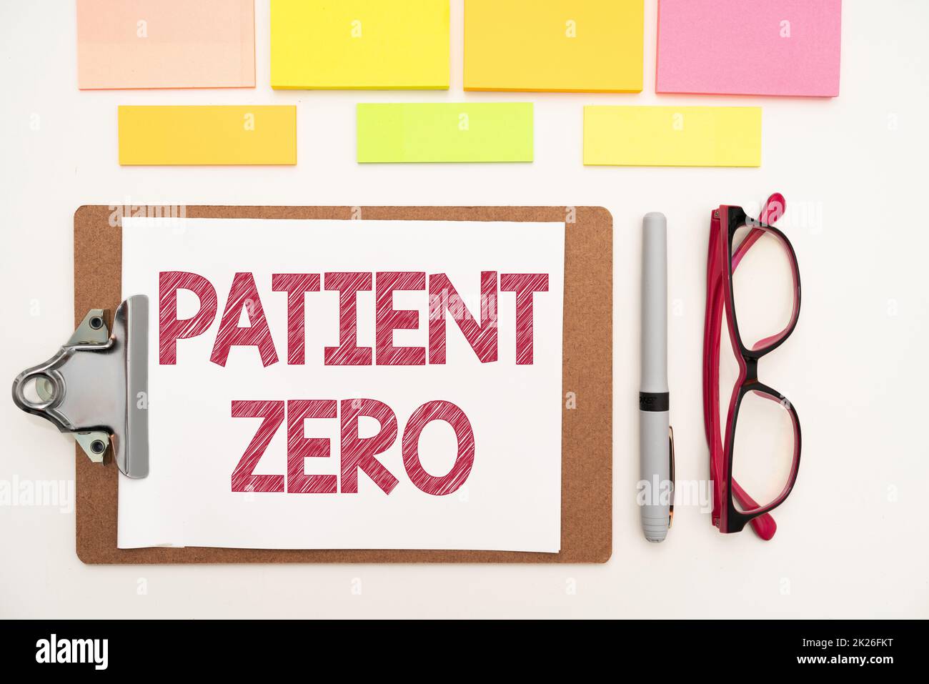 Text sign showing Patient Zero. Business overview primary disease ...