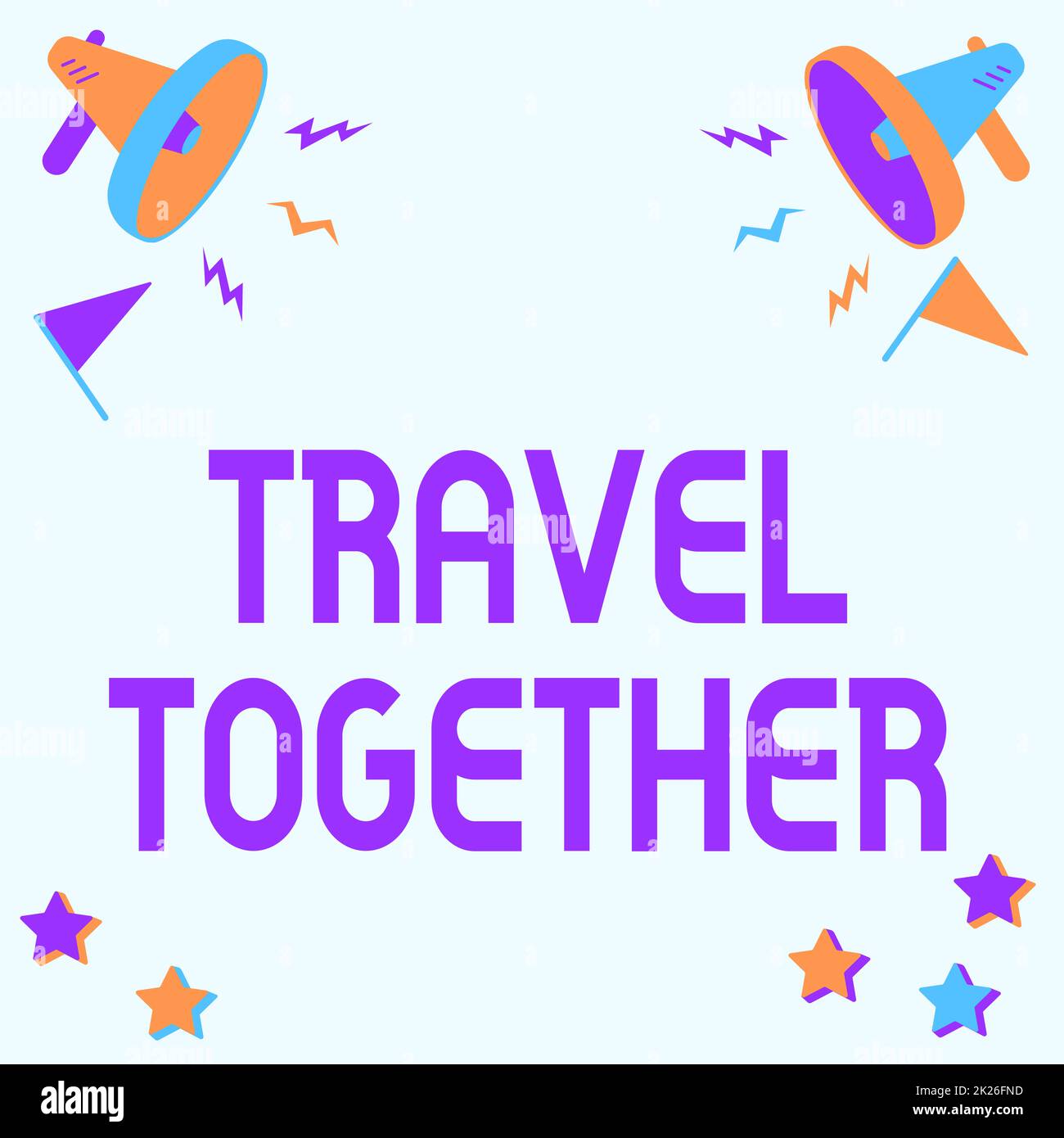 Hand writing sign Travel Together. Business idea opportunities to learn ...
