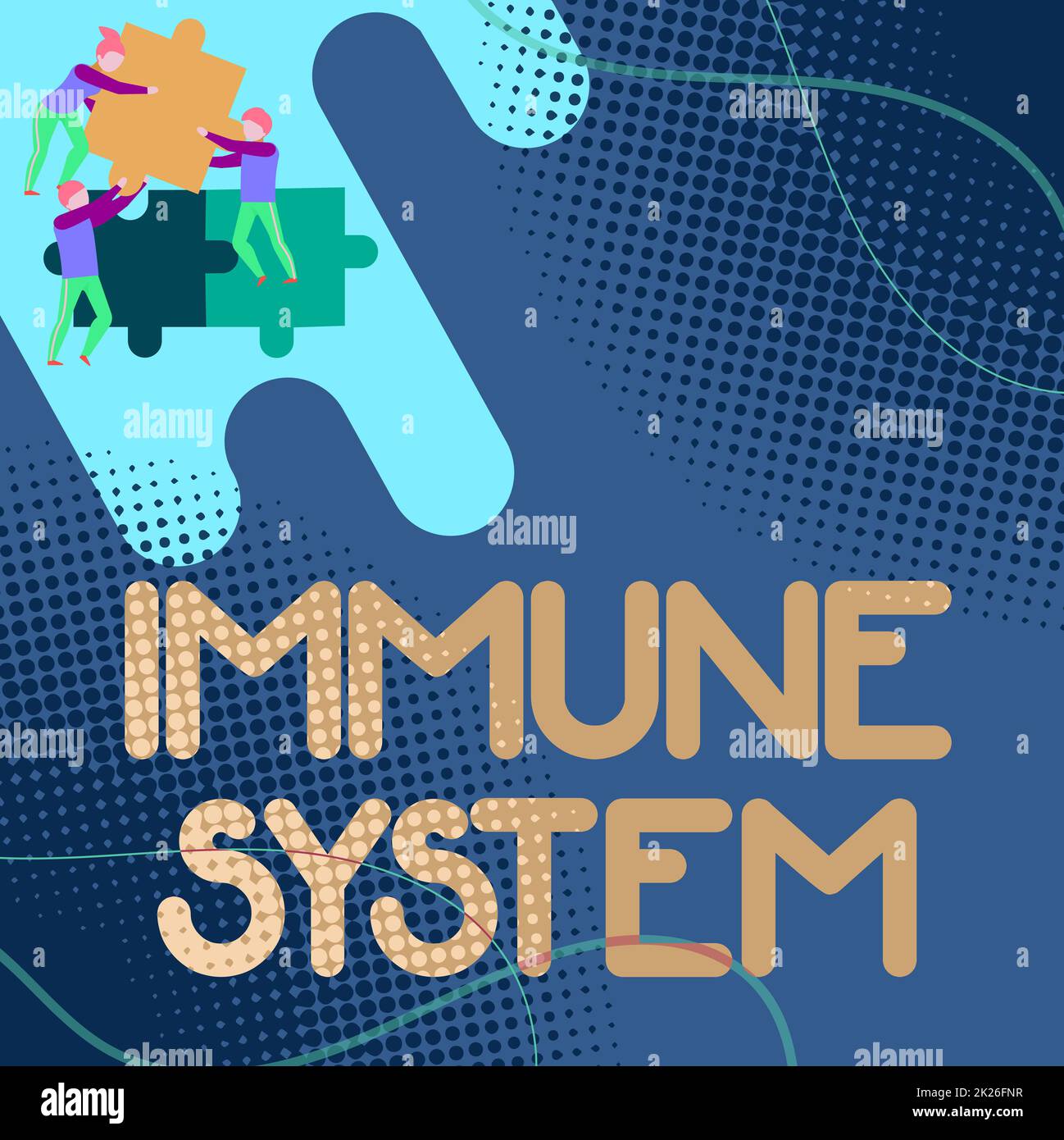 Conceptual caption Immune System. Business idea a bodily system that ...