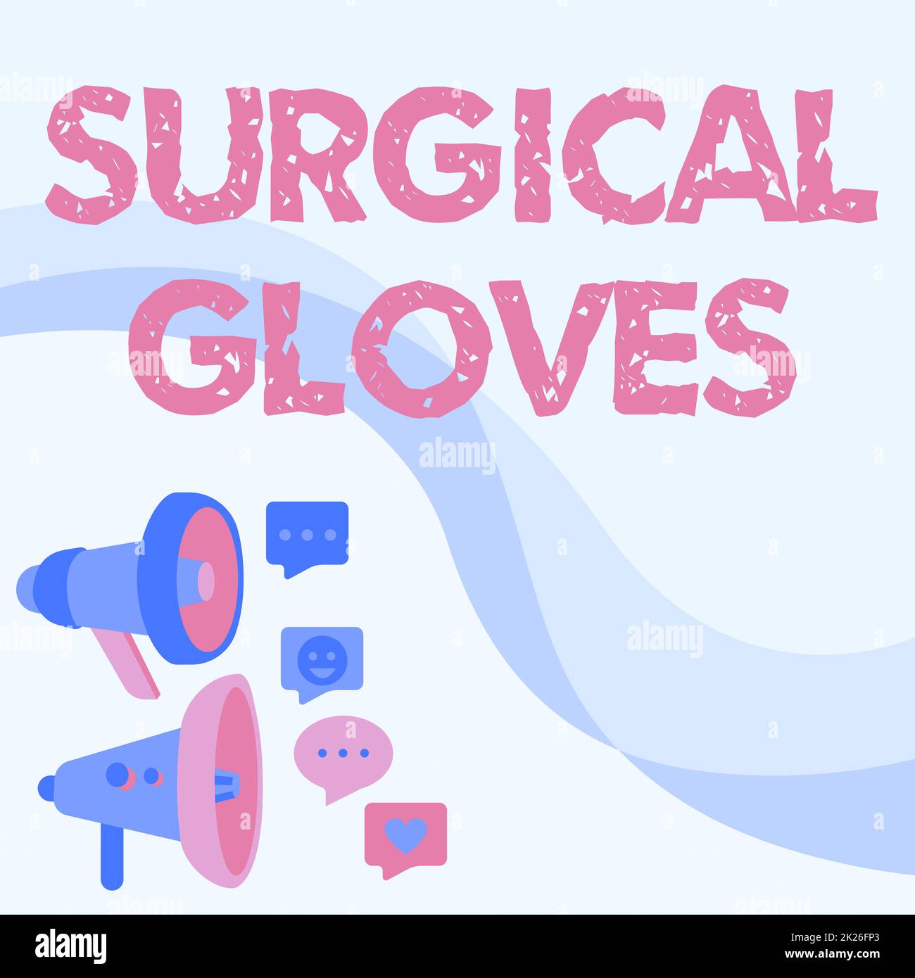 Inspiration showing sign Surgical Gloves. Word Written on to protect ...