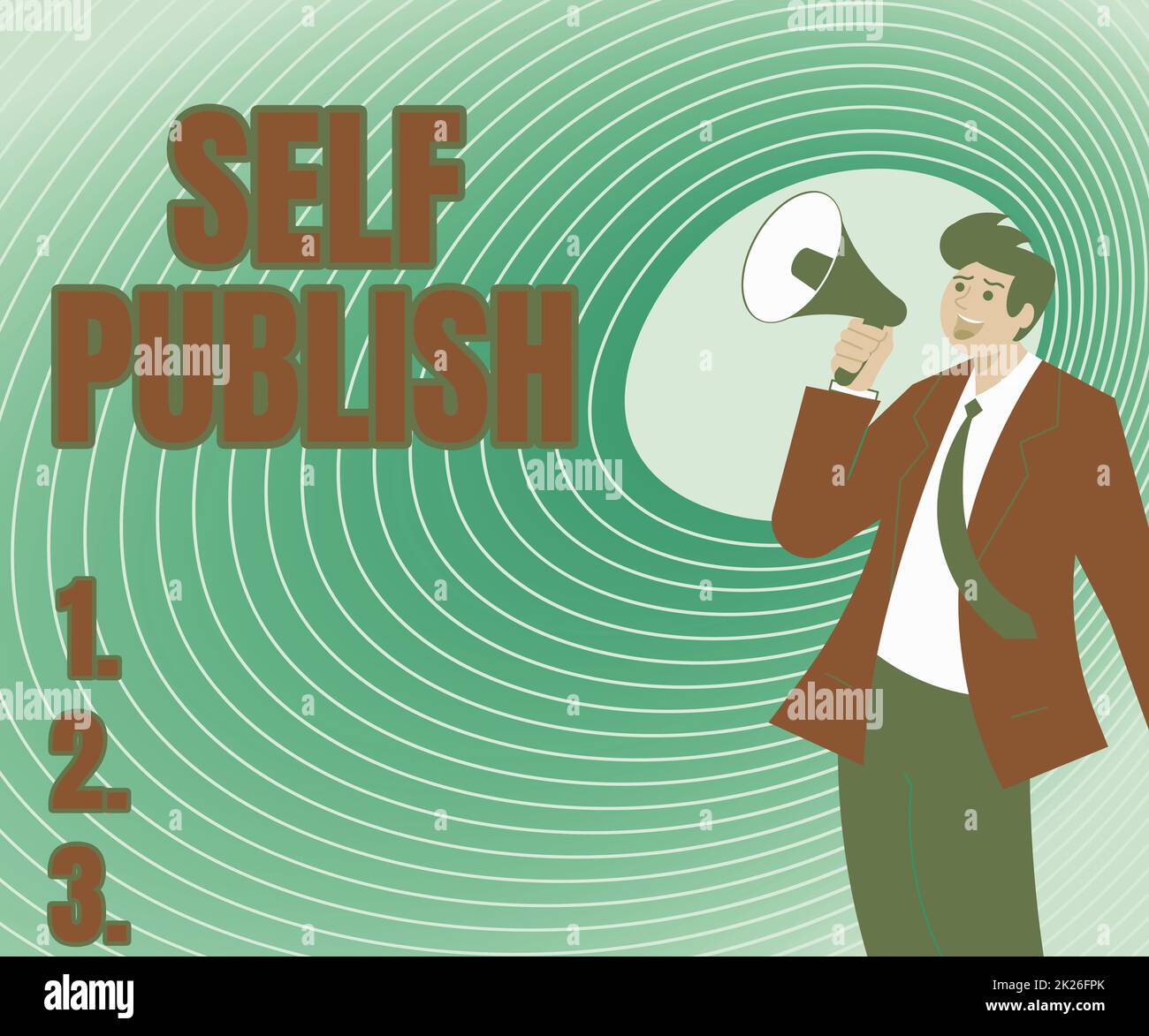 Conceptual display Self Publish. Word Written on Publication Write ...