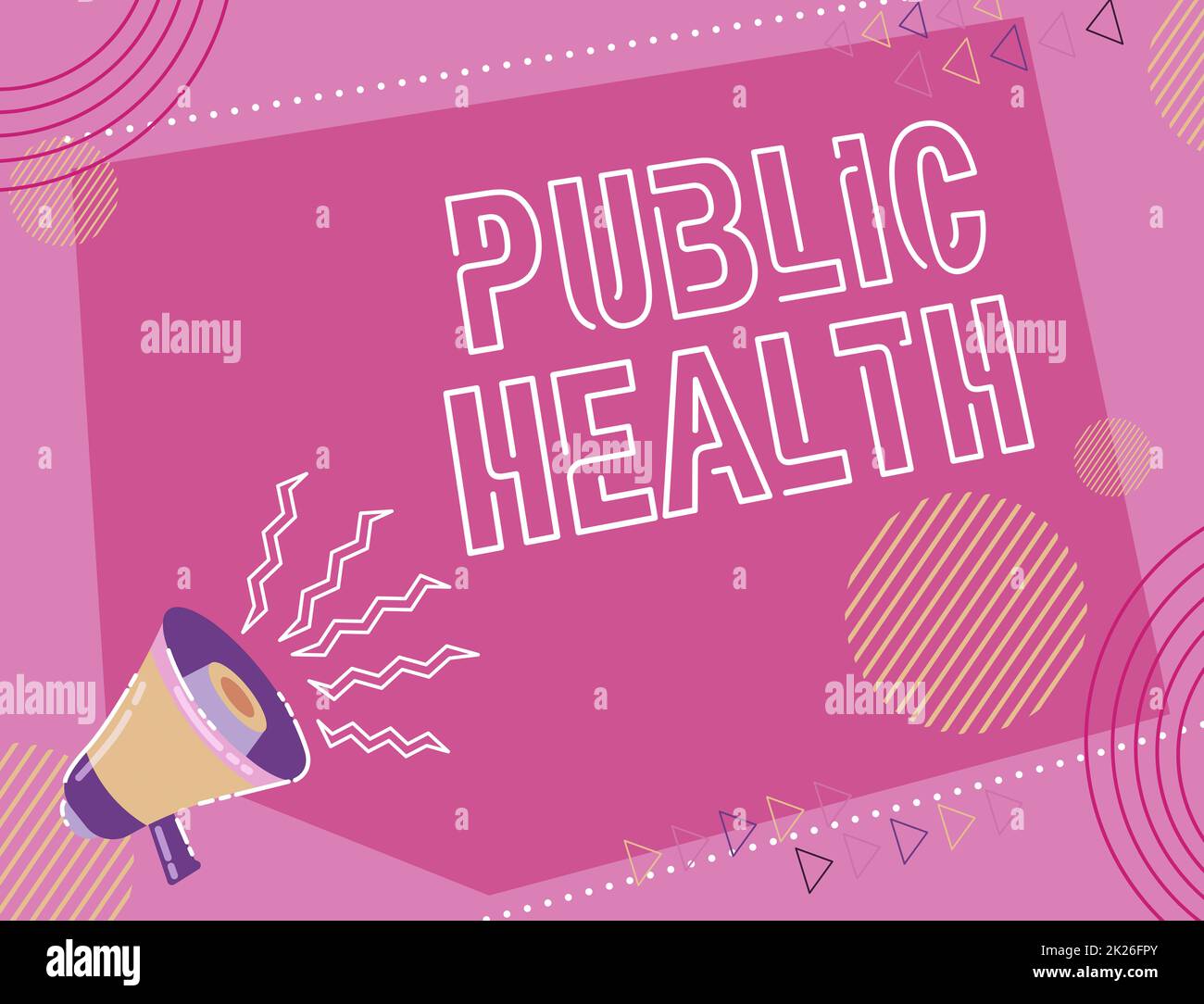 Conceptual display Public Health. Internet Concept science of ...