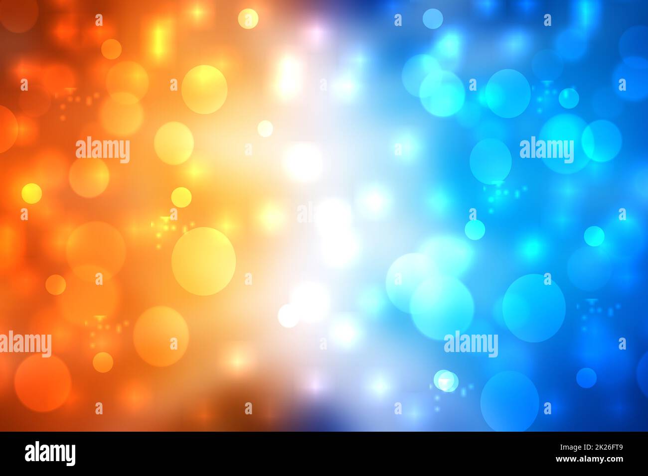 Blue Light Blurred Background