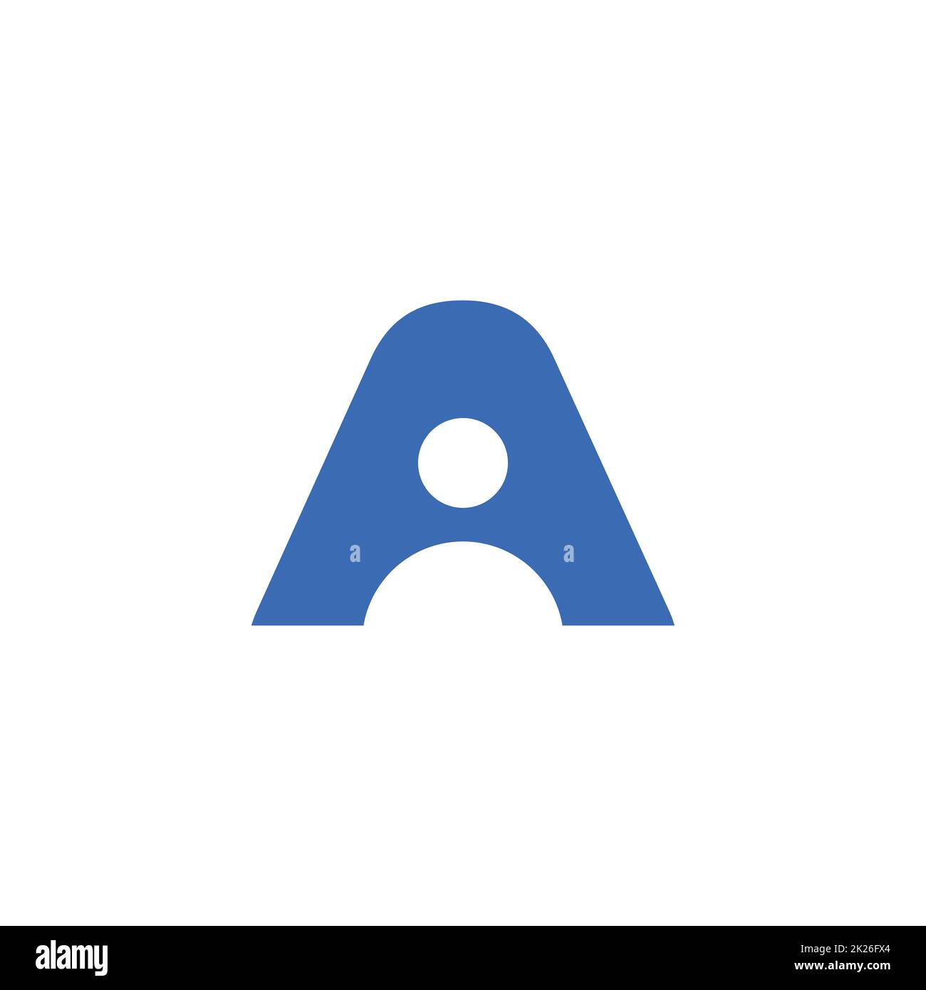 Person logo with letter a Cut Out Stock Images & Pictures - Alamy