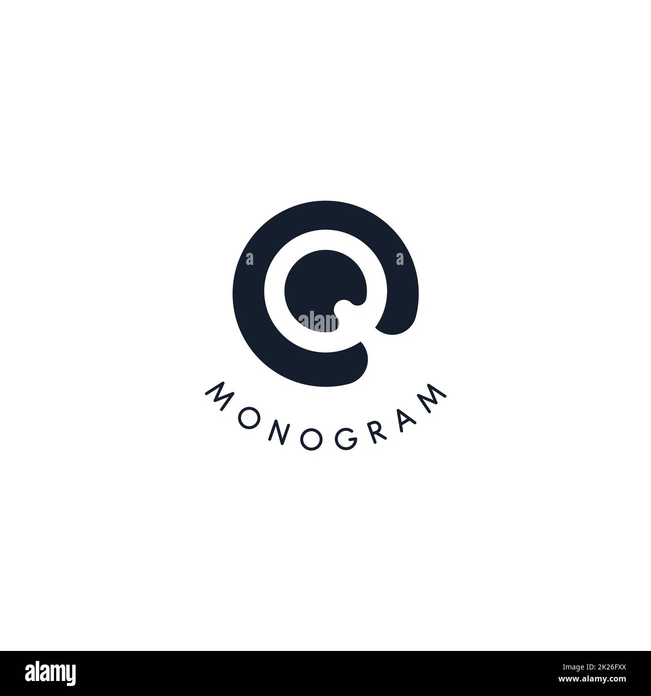 Letter q badge logo hi-res stock photography and images - Alamy