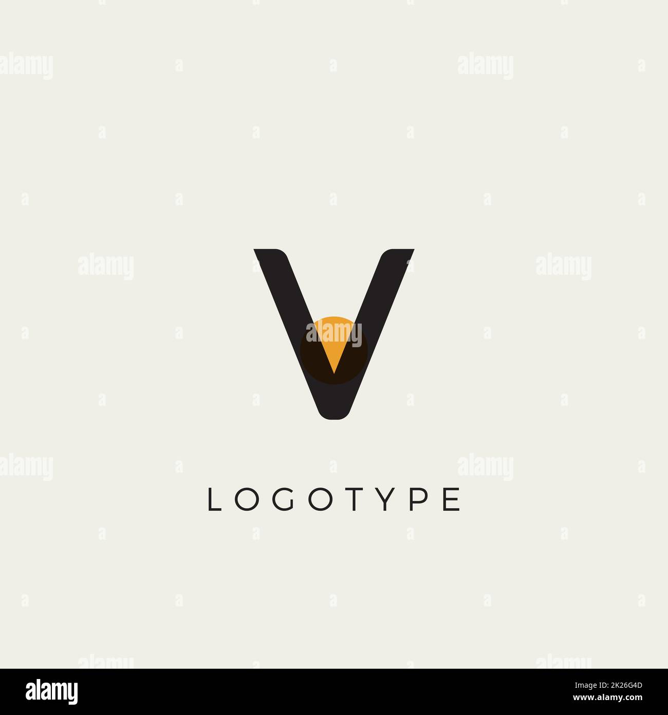Creative v logo hi-res stock photography and images - Alamy