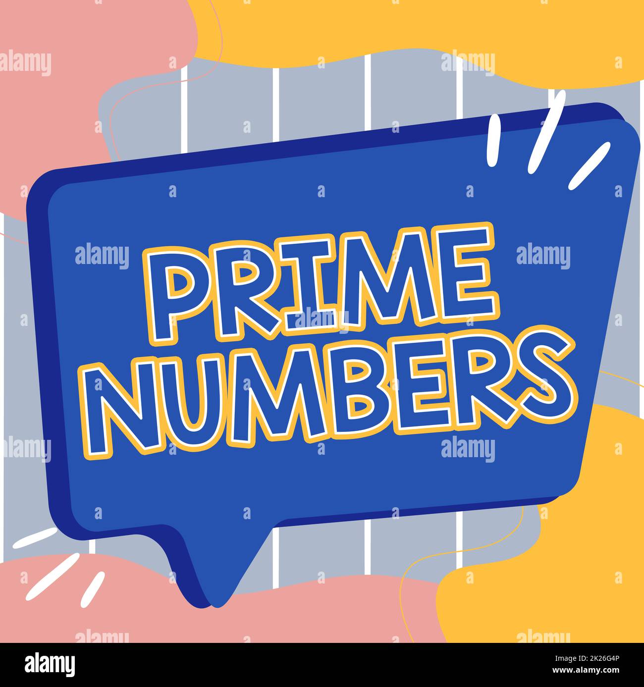 Hand writing sign Prime Numbers. Business concept a positive integer ...