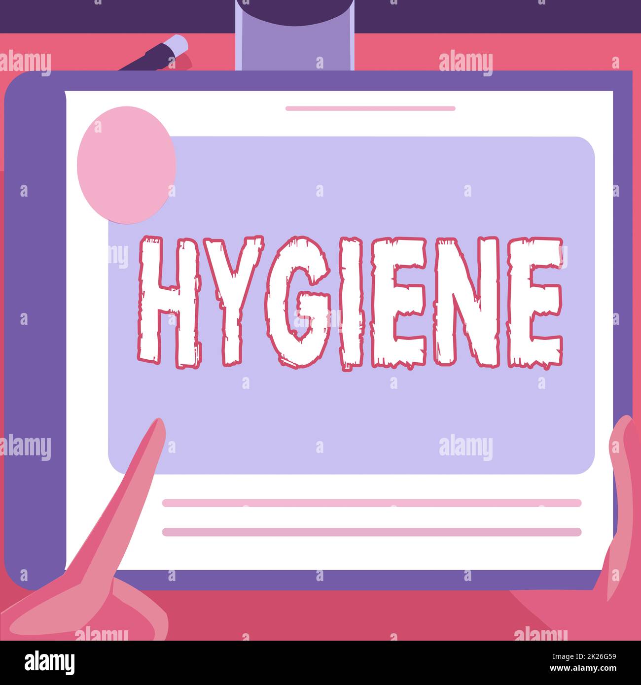 Text caption presenting Hygiene, Word Written on study of science of ... Text caption presenting Hygiene, Word Written on study of science of ...