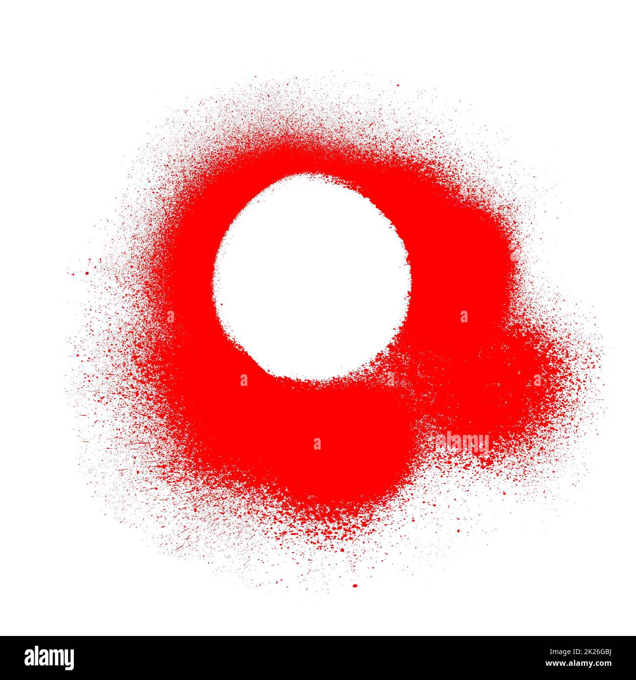 Graffiti Texture - Empty red graffiti circle Stock Photo - Alamy