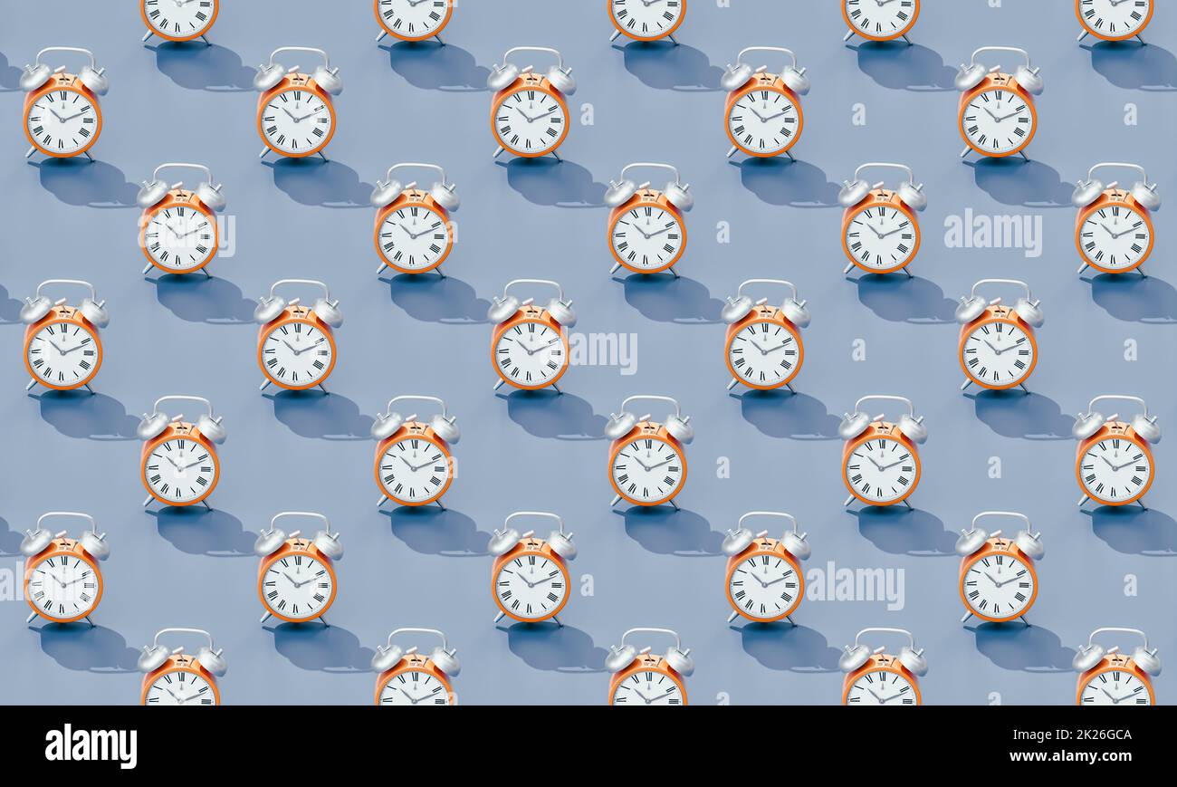 Repeating clock hi-res stock photography and images - Alamy