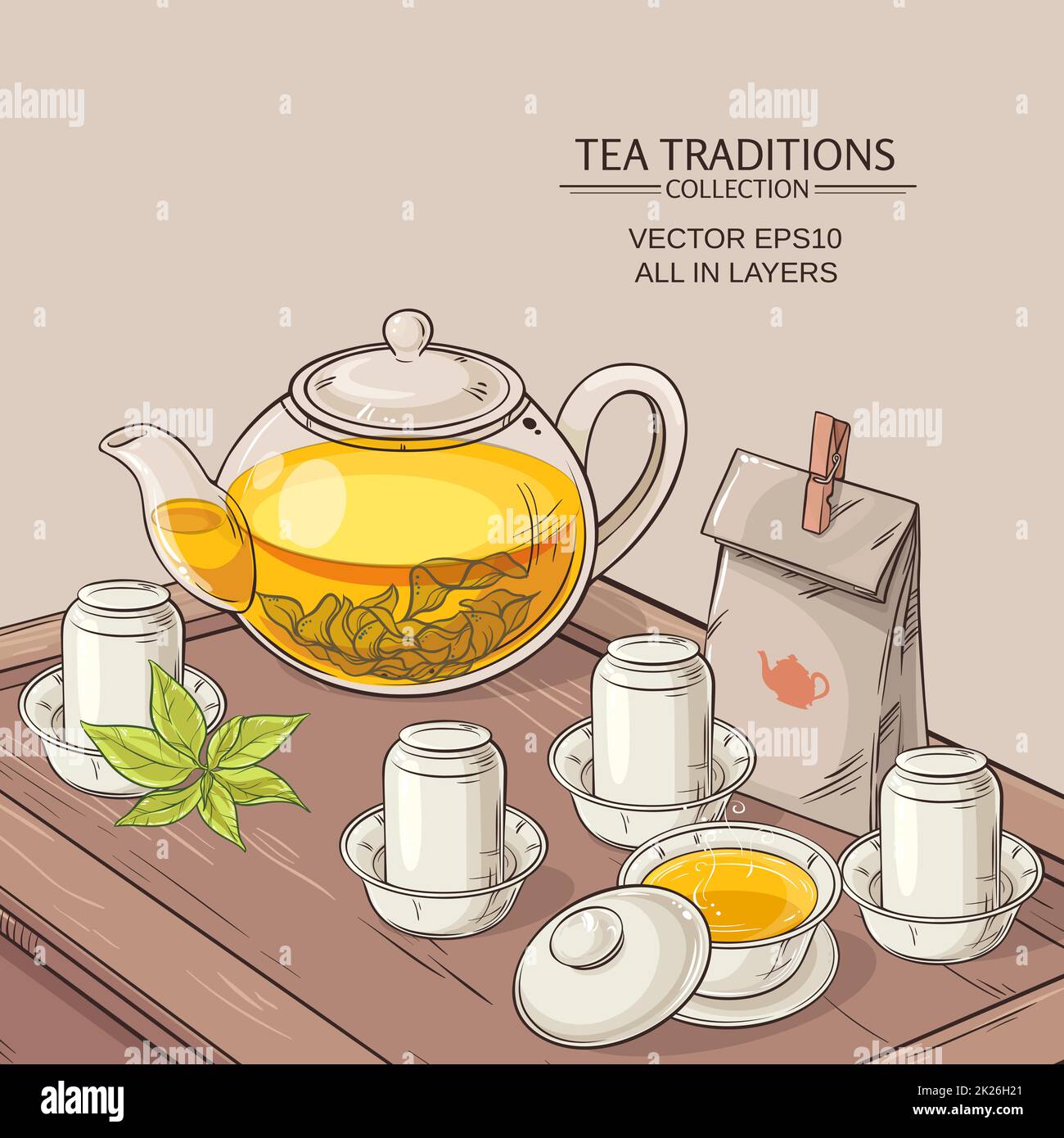 Japanese tea ceremony drawing hi-res stock photography and images - Alamy