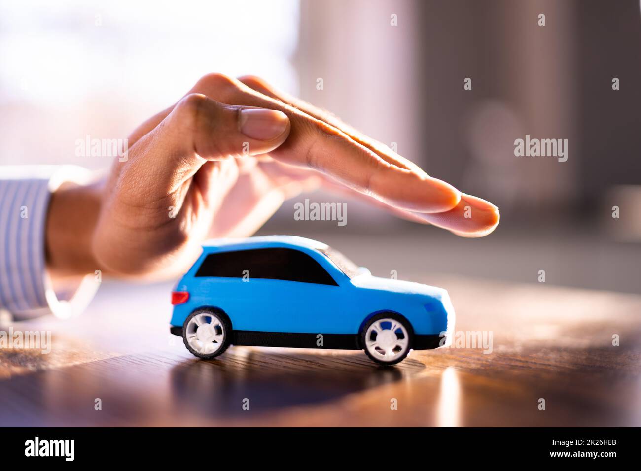 Car Insurance Guarantee. Safe Vehicle Concept Stock Photo - Alamy