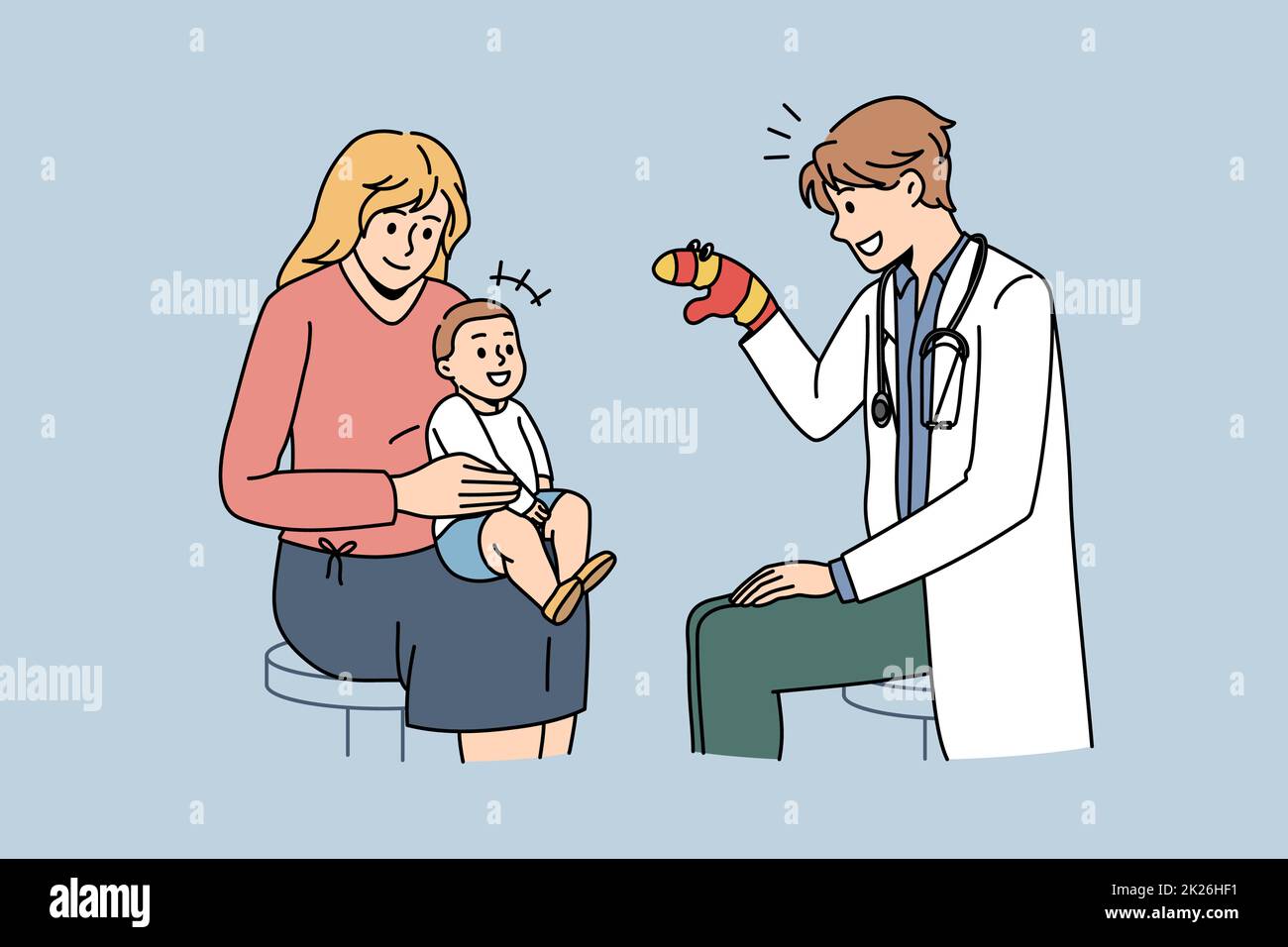 Baby cartoon hospital hi-res stock photography and images - Alamy