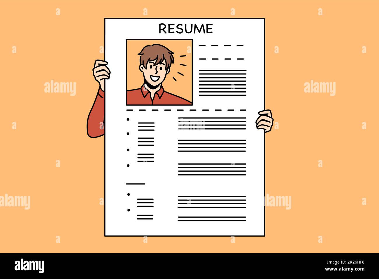 Human resources hiring flat hi-res stock photography and images - Alamy