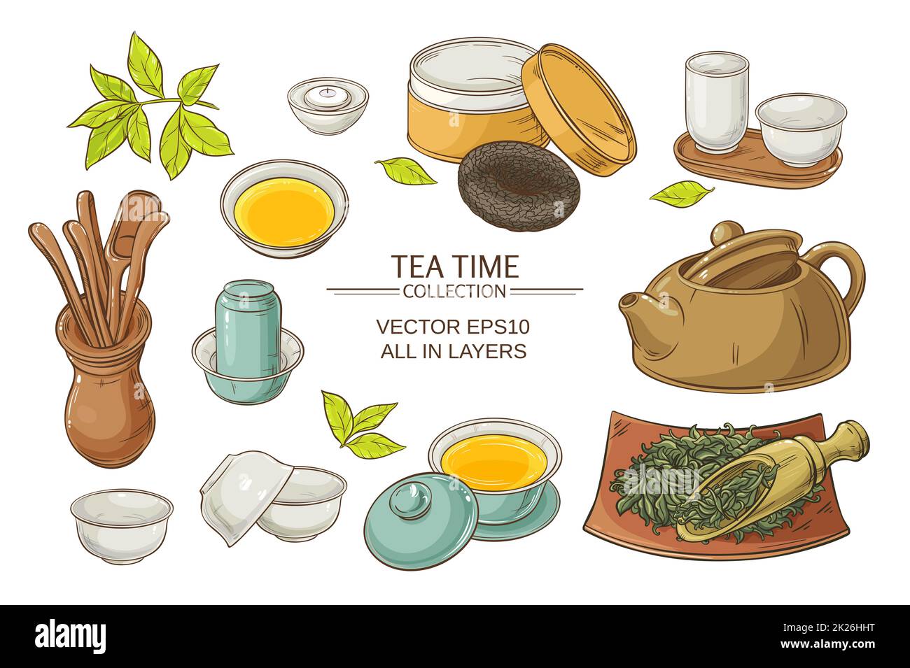 tea ceremony set Stock Photo - Alamy