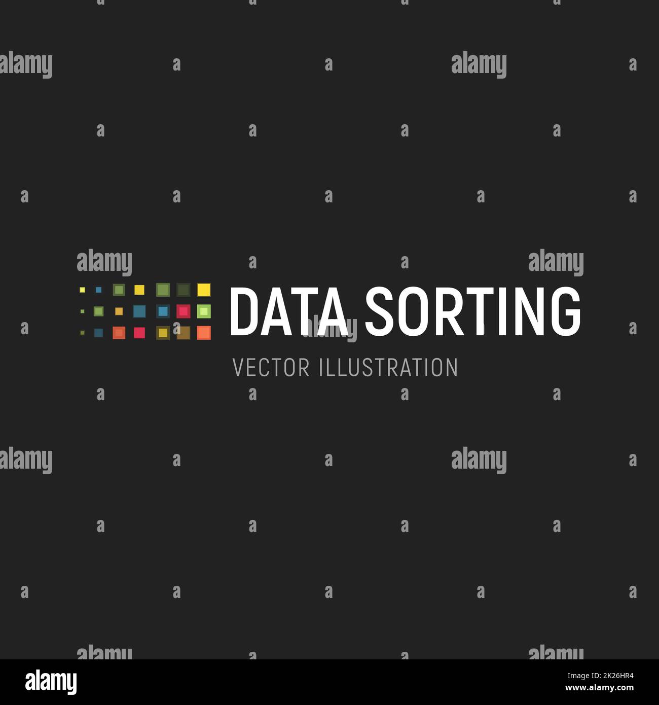 Big data base vector emblem. Data sorting geometric icon. Information ... Big data base vector emblem. Data sorting geometric icon. Information ...