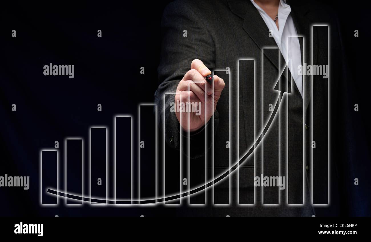 Infographic business datum graphs hi-res stock photography and images ...