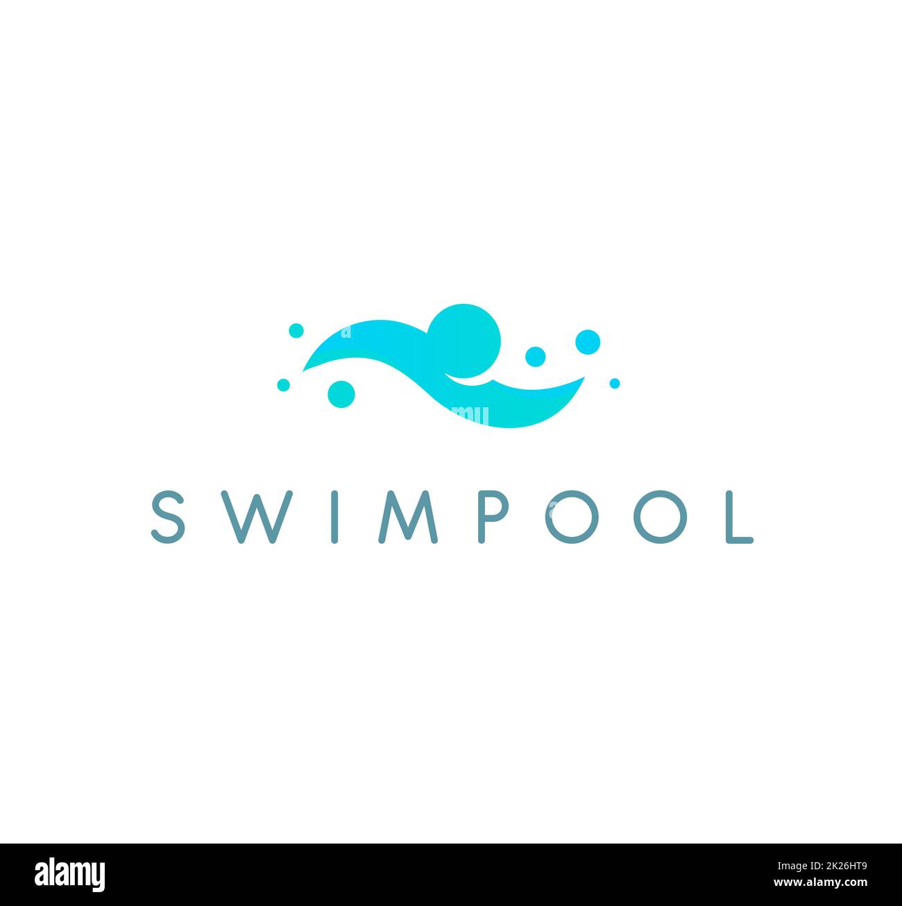 Swimming Pool Vector Logo