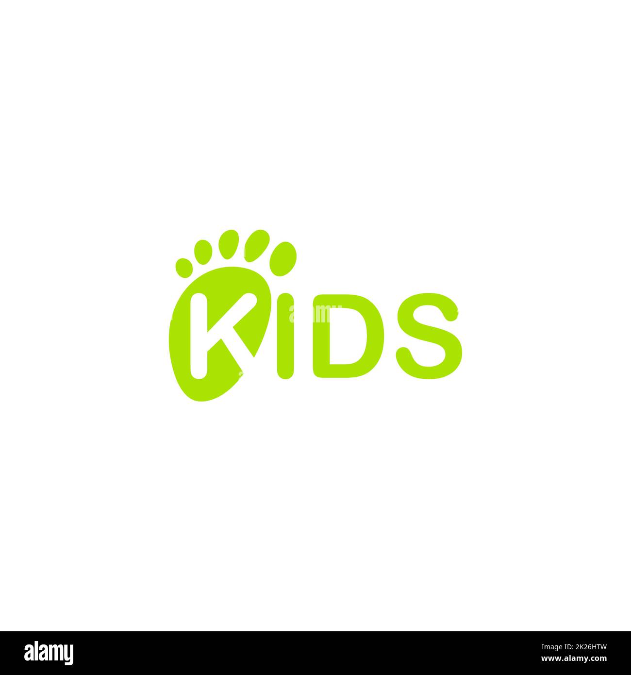 Baby Feet Vector Icon. Isolated Newborn Foot Print. Kids Footprint ...